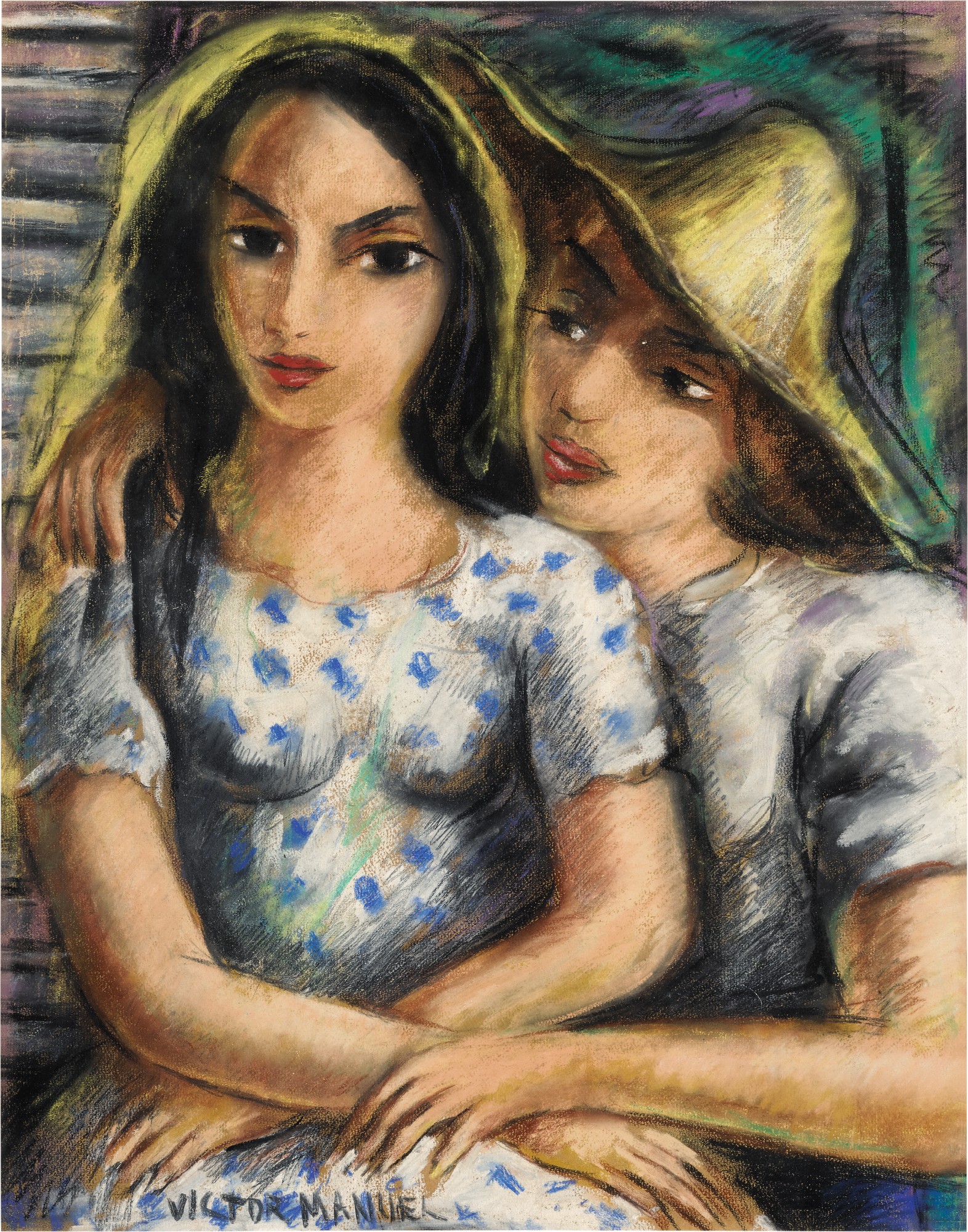 VÍCTOR MANUEL | TWO FIGURES (MAN AND WOMAN) | Impressionist & Modern ...