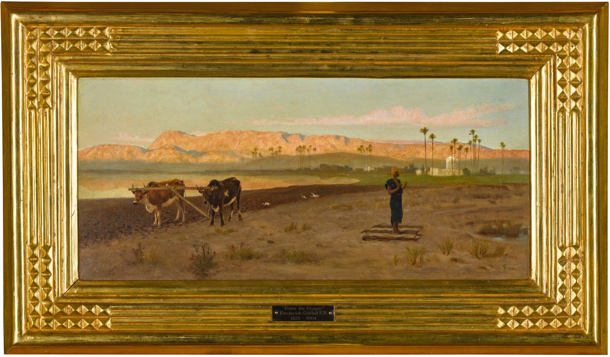 FREDERICK GOODALL, R.A. | TIME FOR PRAYER | Important Works from the ...