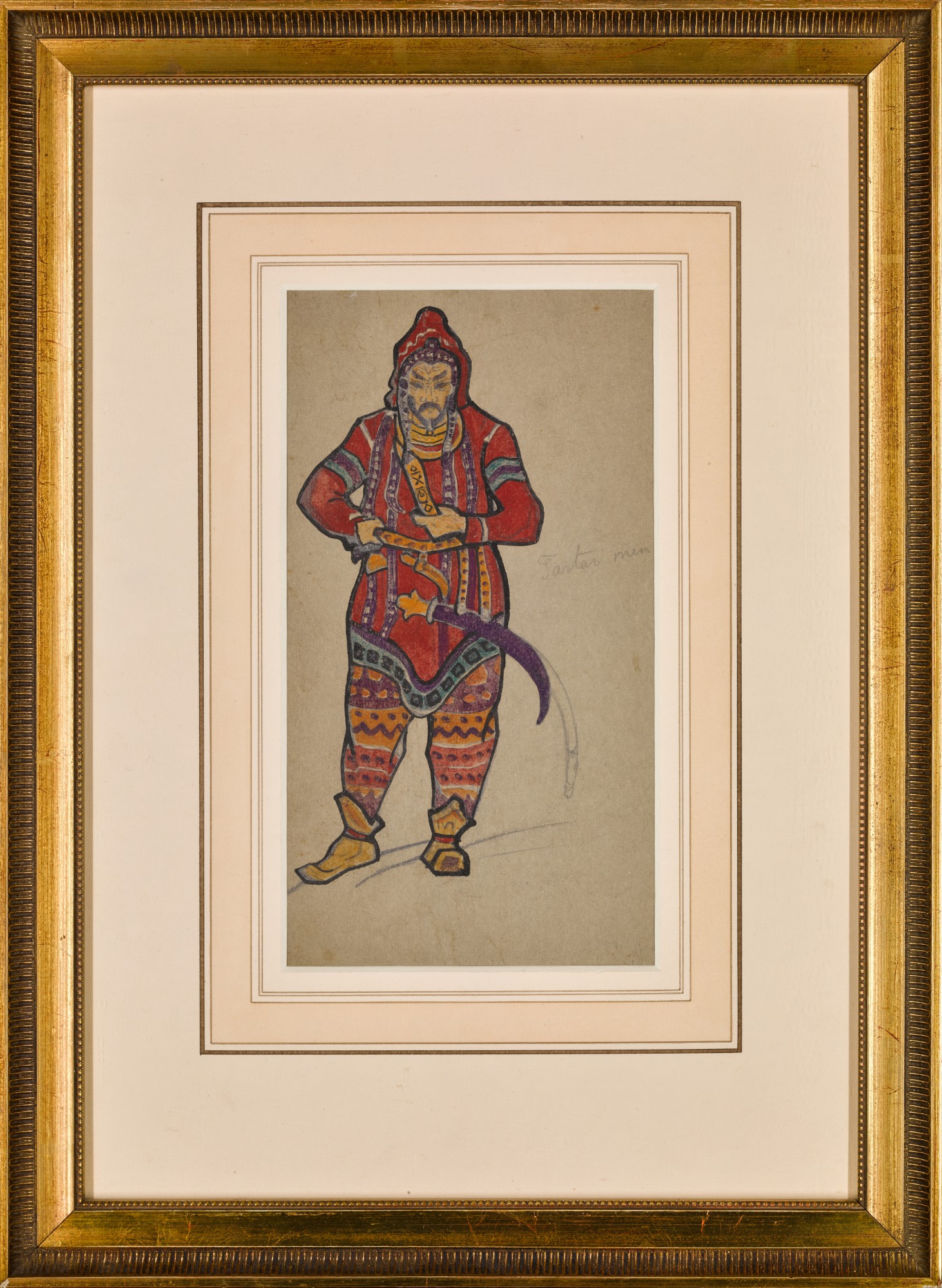 Costume Design for a Polovtsian Warrior in Prince Igor | Russian ...