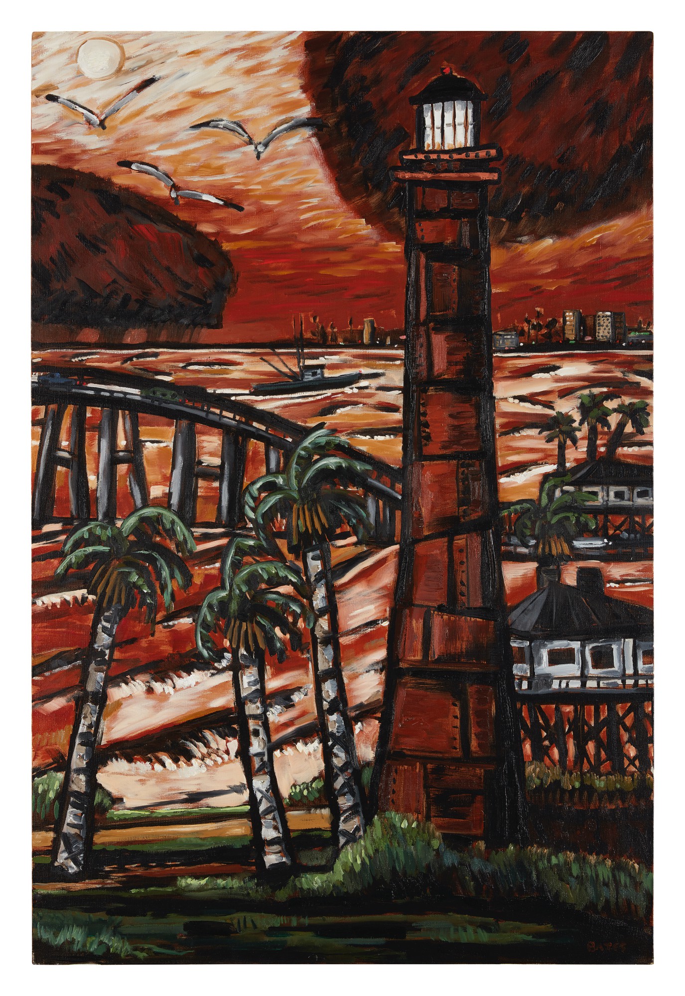 DAVID BATES | BOLIVAR LIGHTHOUSE | Contemporary Art Online | New York ...
