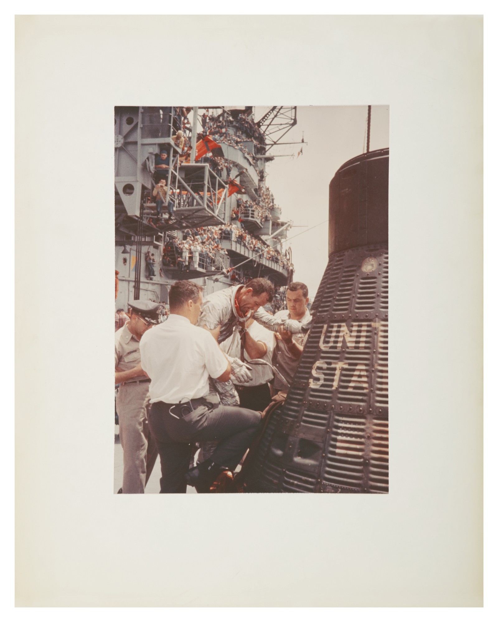 [MERCURY-ATLAS 9] VINTAGE CHROMOGENIC PRINT OF GORDON COOPER EXITING ...