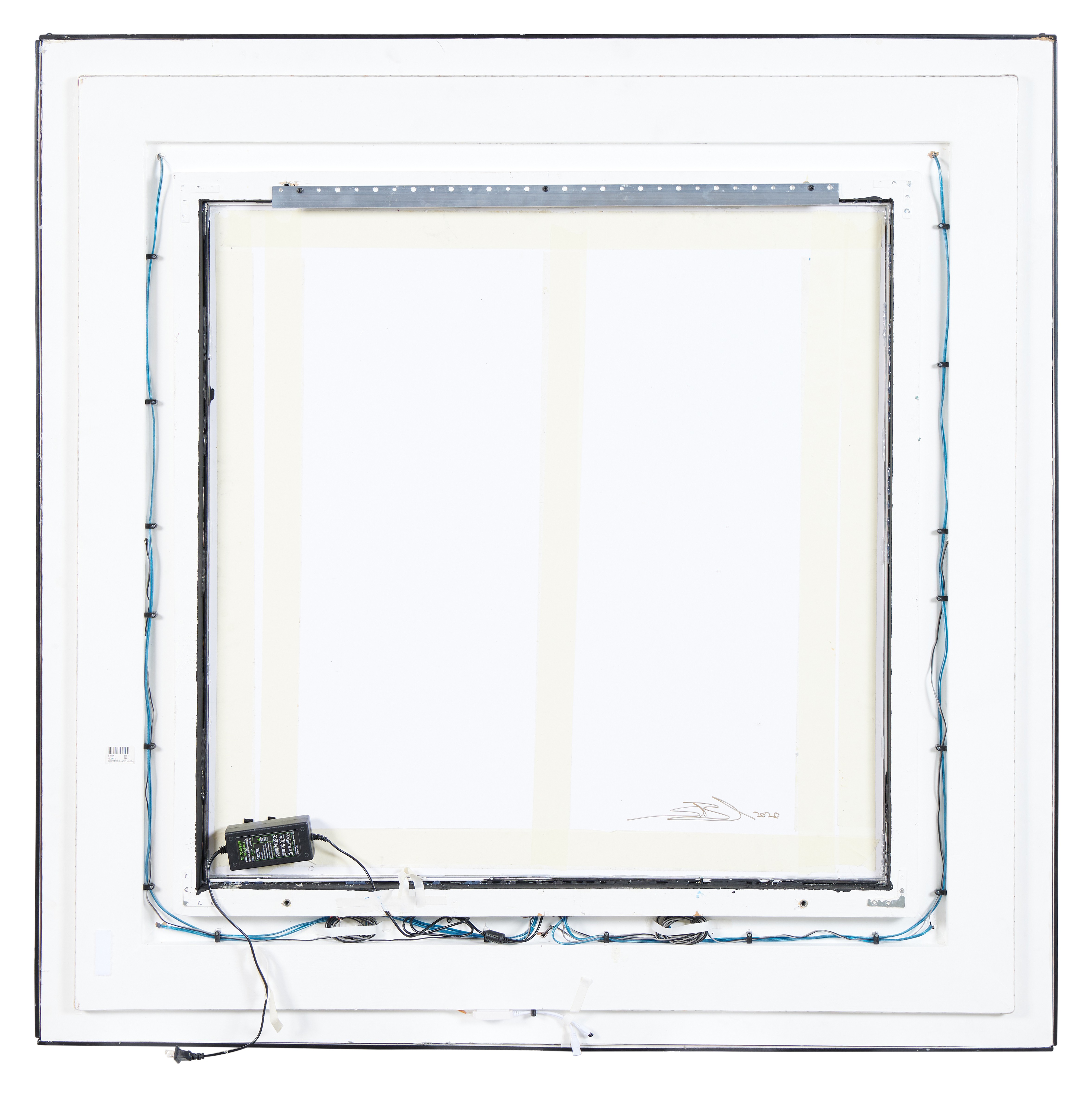 Custom-made giant gilded 'Gangsta' frame, complete with integrated ...