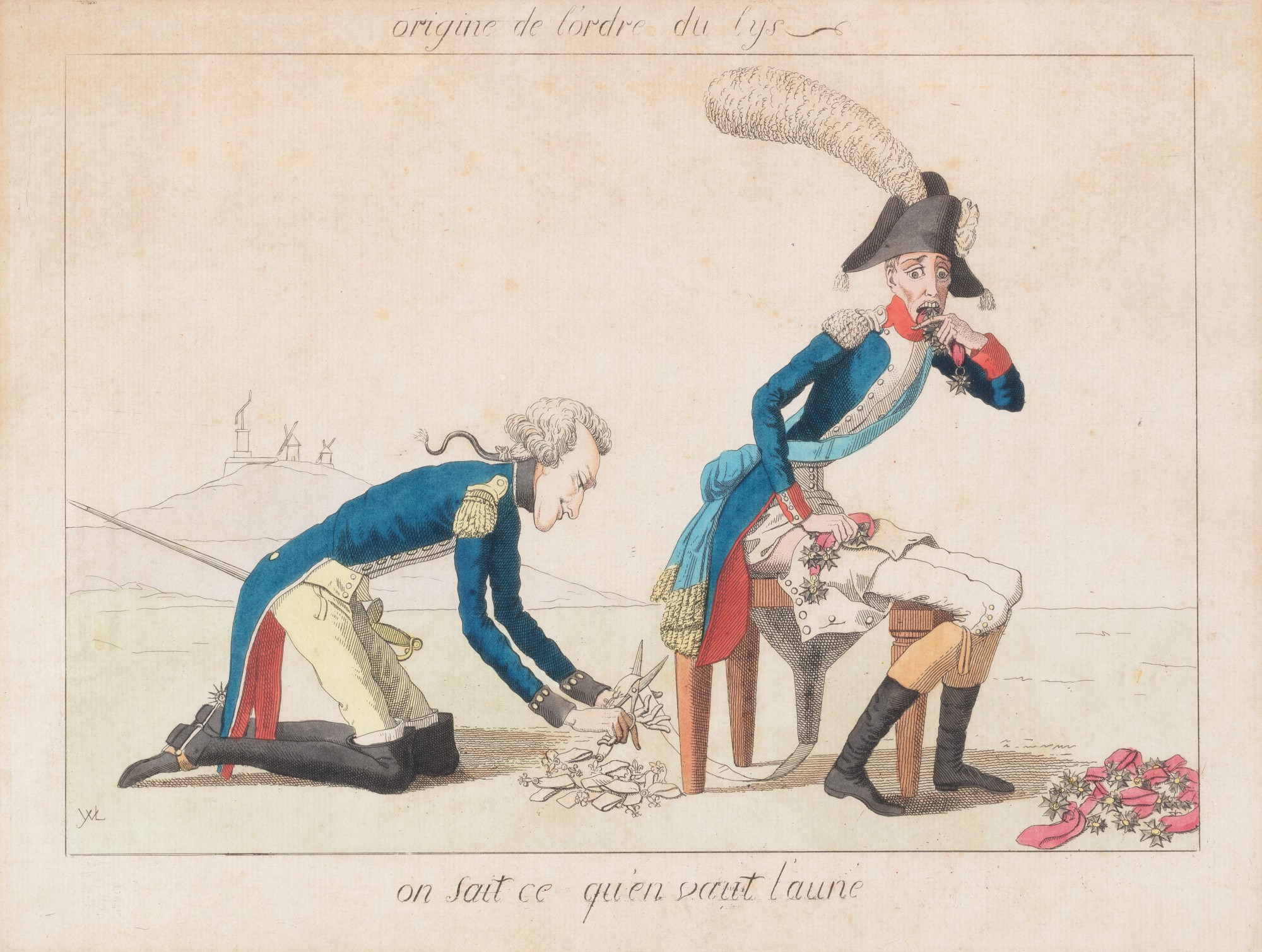 Set of five satyric prints on Napoleon and Empire, France, first ...