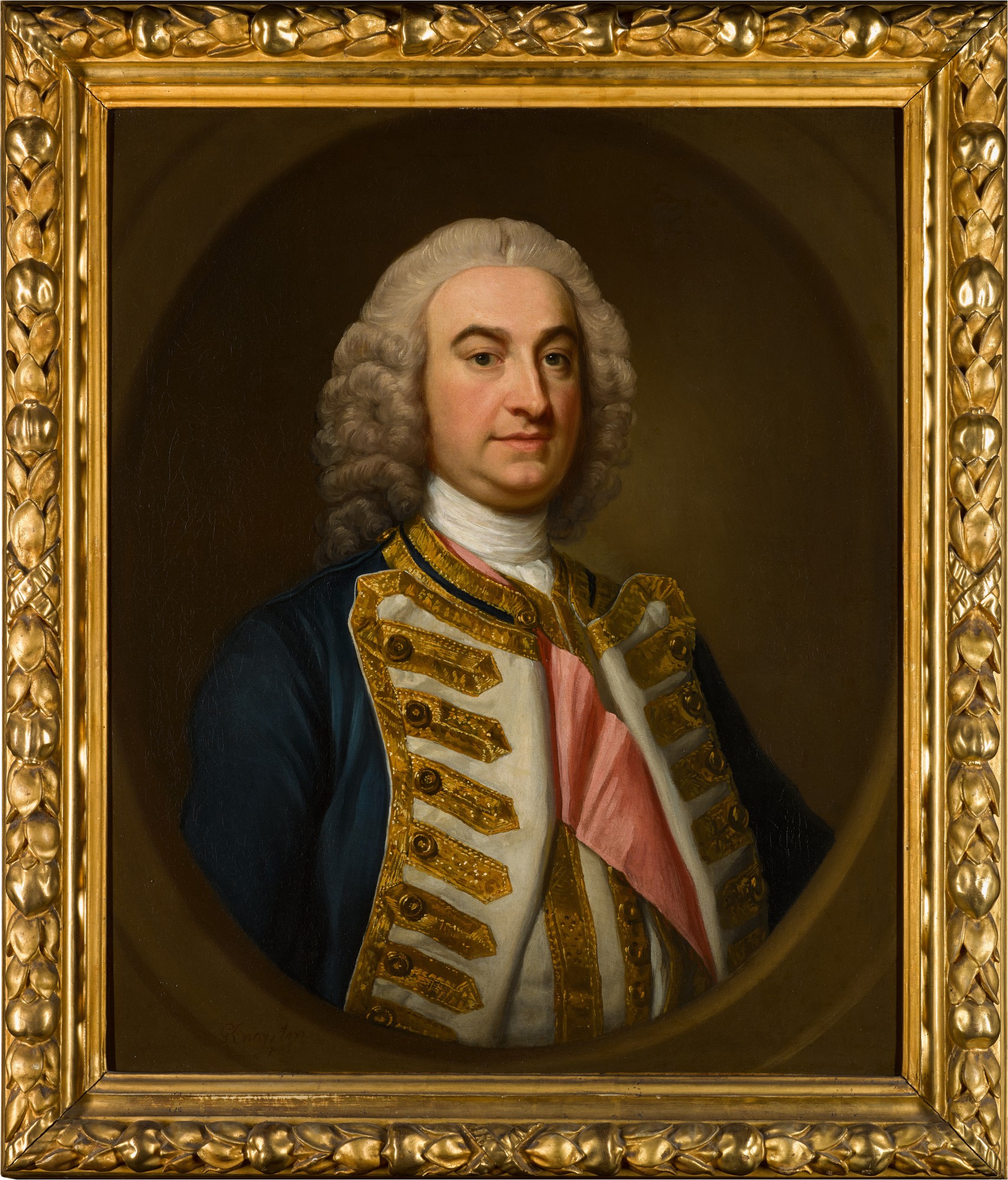 Portrait of Admiral of the Fleet Edward Hawke, 1st Baron Hawke (1705 ...