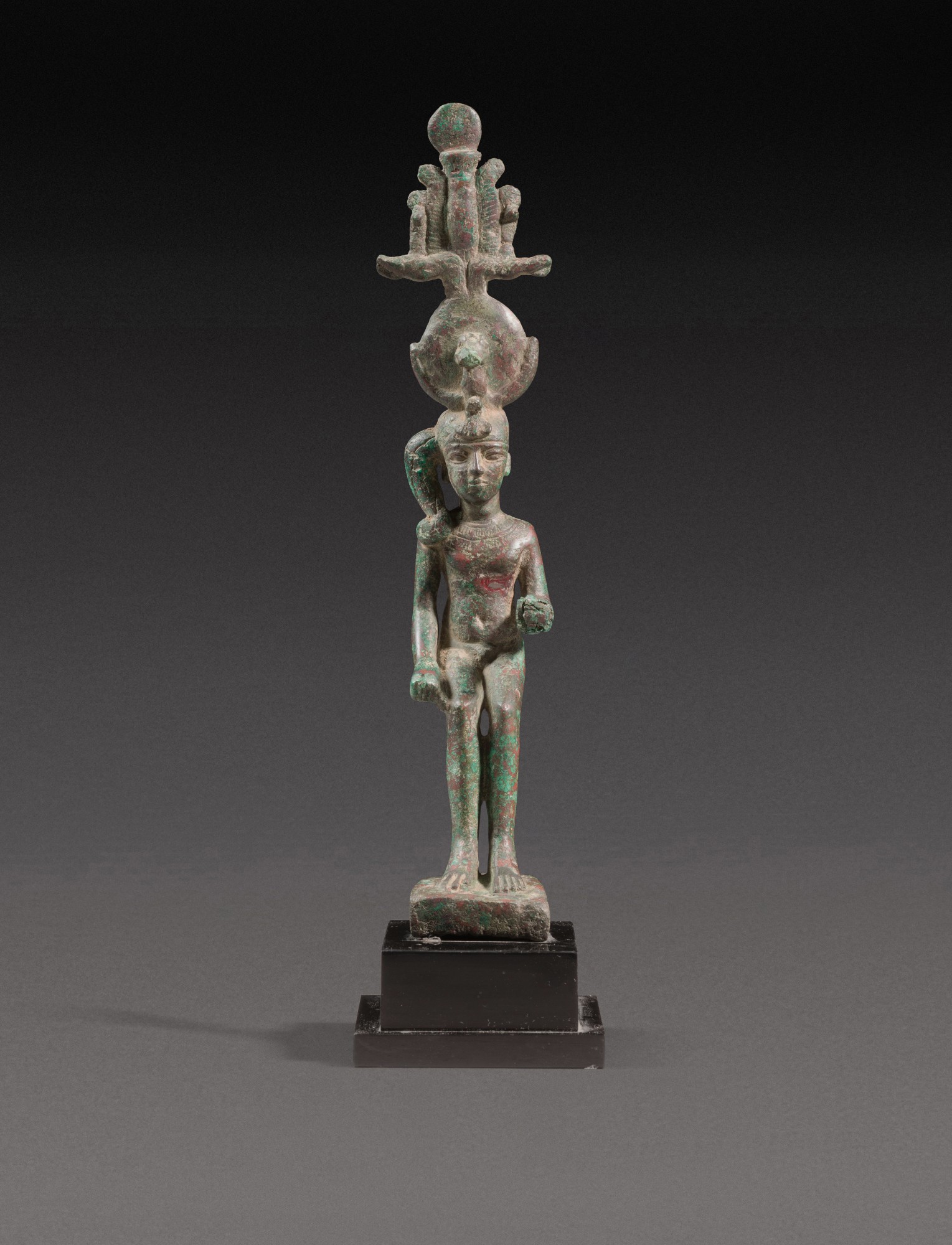 An Egyptian Bronze Figure of a Young Deity, Late Period, 712-30 B.C ...