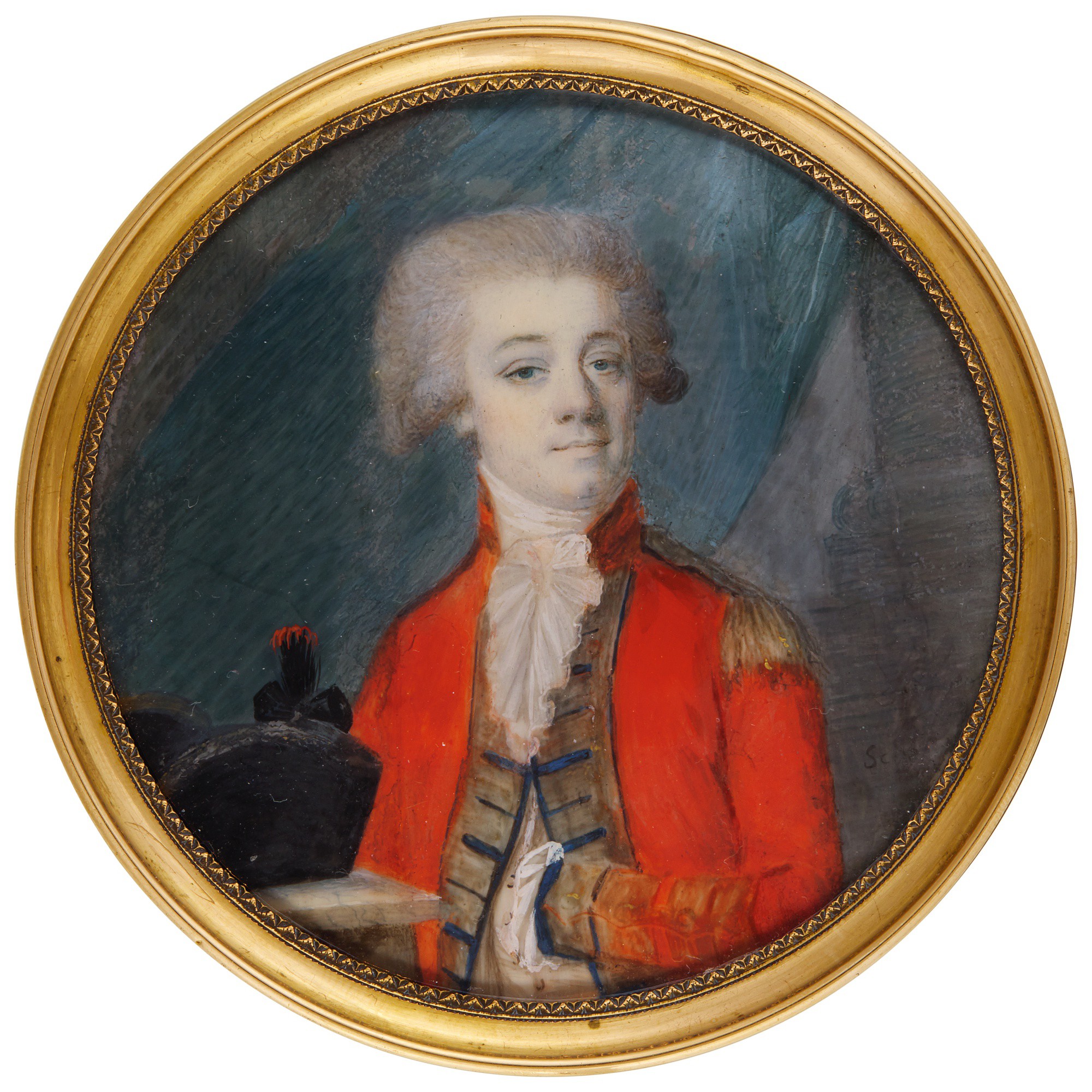 LOUIS SENÉ | PORTRAIT OF AN OFFICER, 1788 | The Pohl-Ströher Collection ...