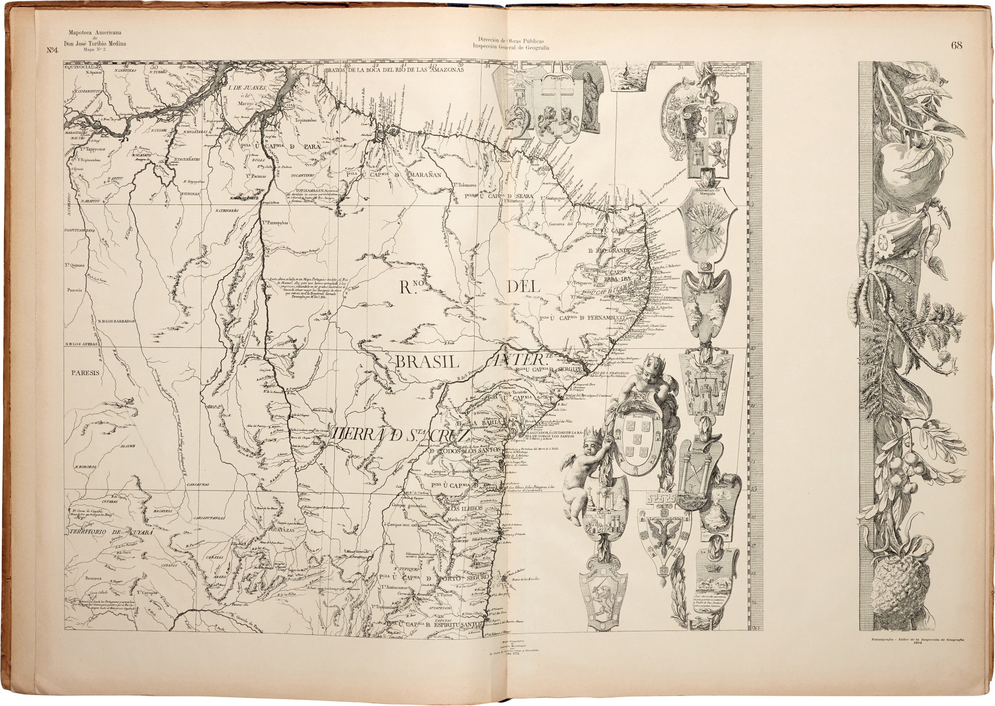 Chile | Cartografía hispano colonial de Chile. Santiago, 1924 | Travel ...