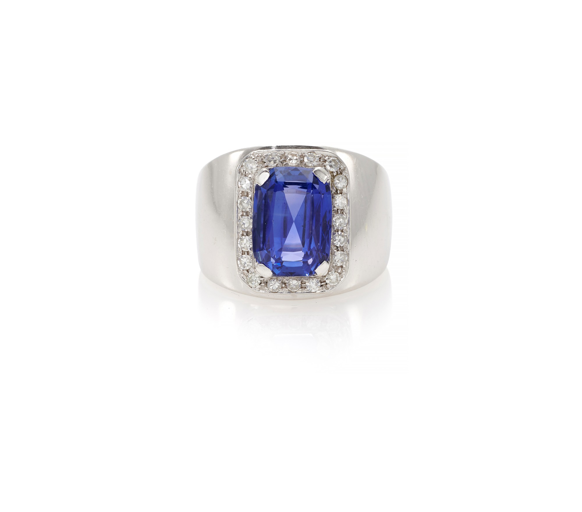 SAPPHIRE AND DIAMOND RING (ANELLO CON ZAFFIRO E DIAMANTI) | Jewels ...