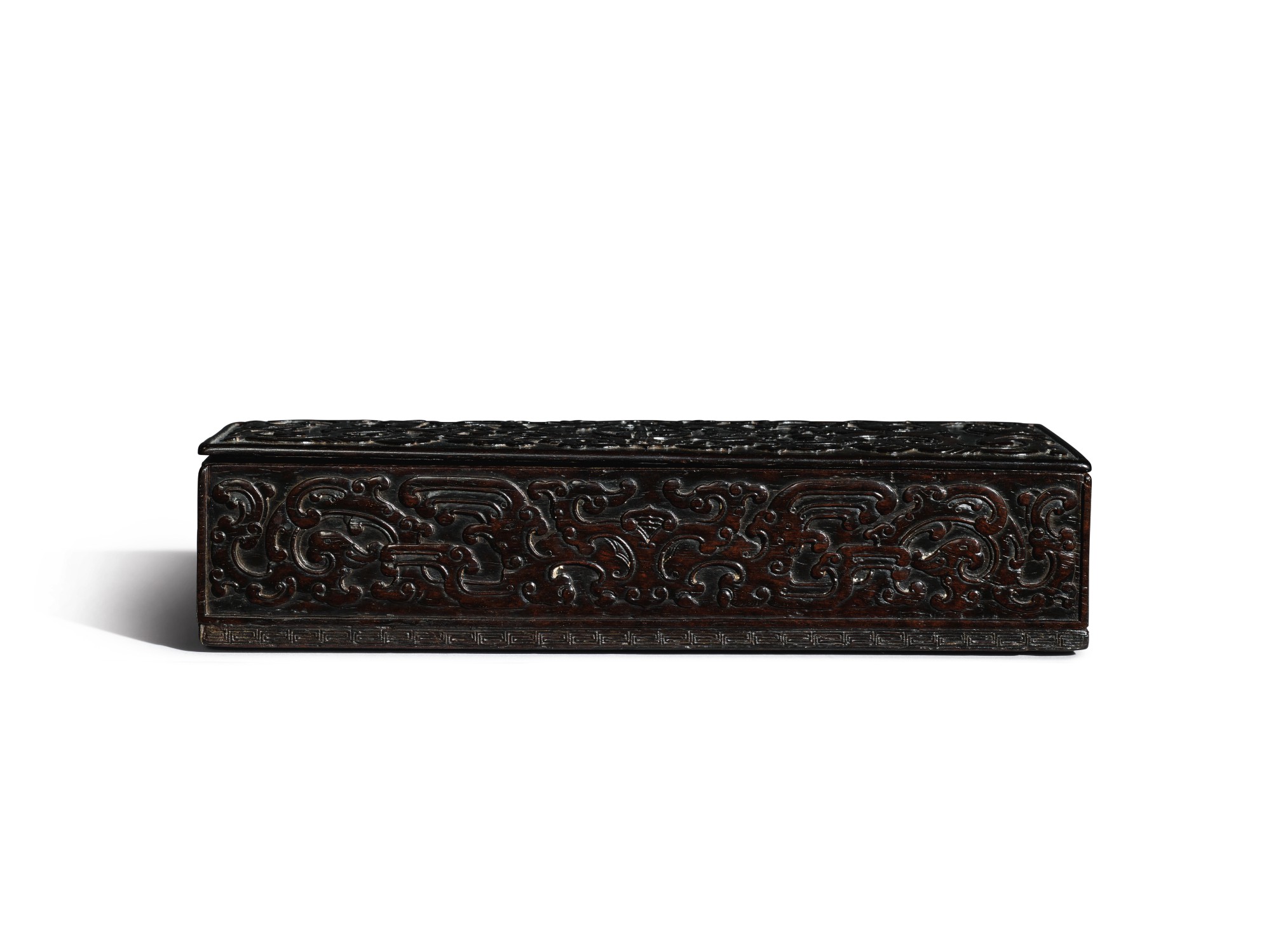 A rare rectangular 'zitan' box and cover Qing dynasty, 18th century | 清 ...