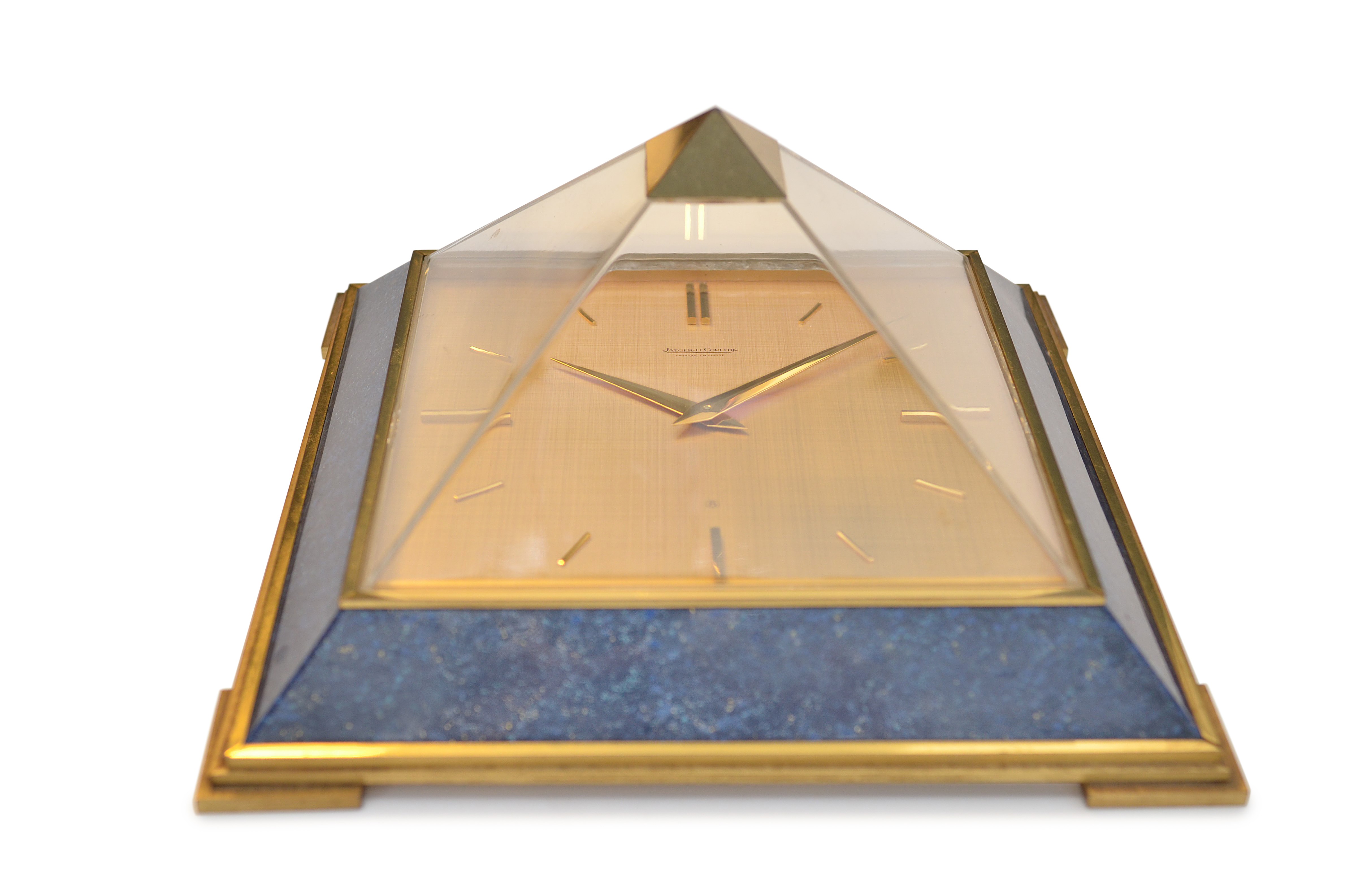 Gilt brass pyramid desk clock Circa 1960 | Fine Watches | 2021 | Sotheby's