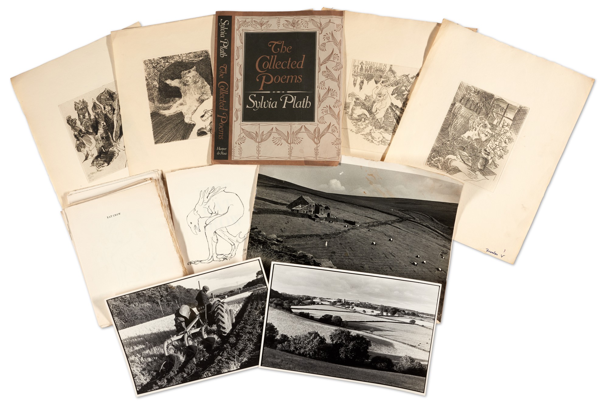 Olwyn Hughes and Ted Hughes | Objects relating to the Rainbow Press ...