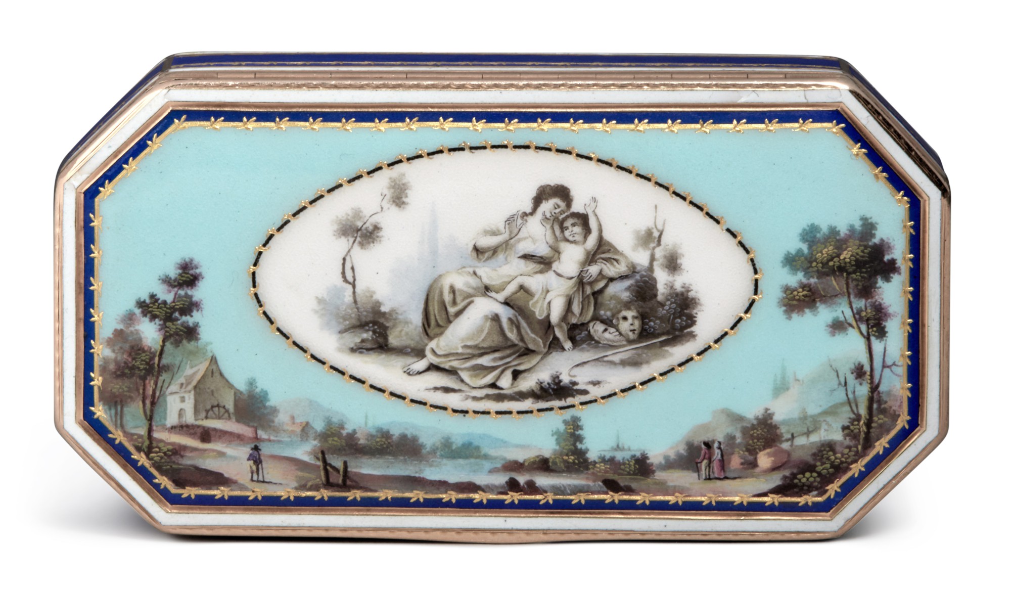 A gold and enamel snuff box, Hanau, circa 1795 | Gold Boxes, Ceramics ...