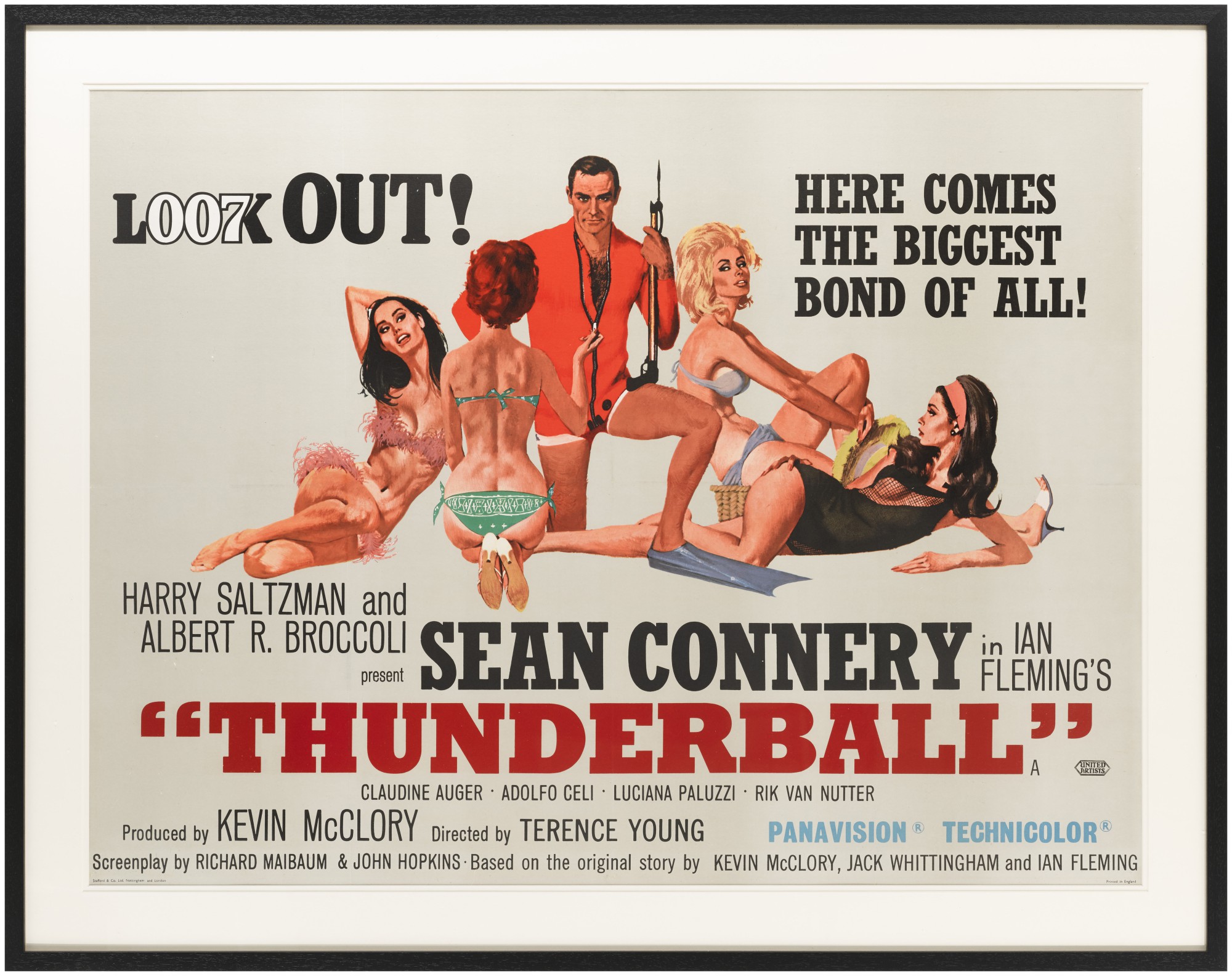 Thunderball (1965), poster, British | Original Film Posters | 2022 | Sotheby's