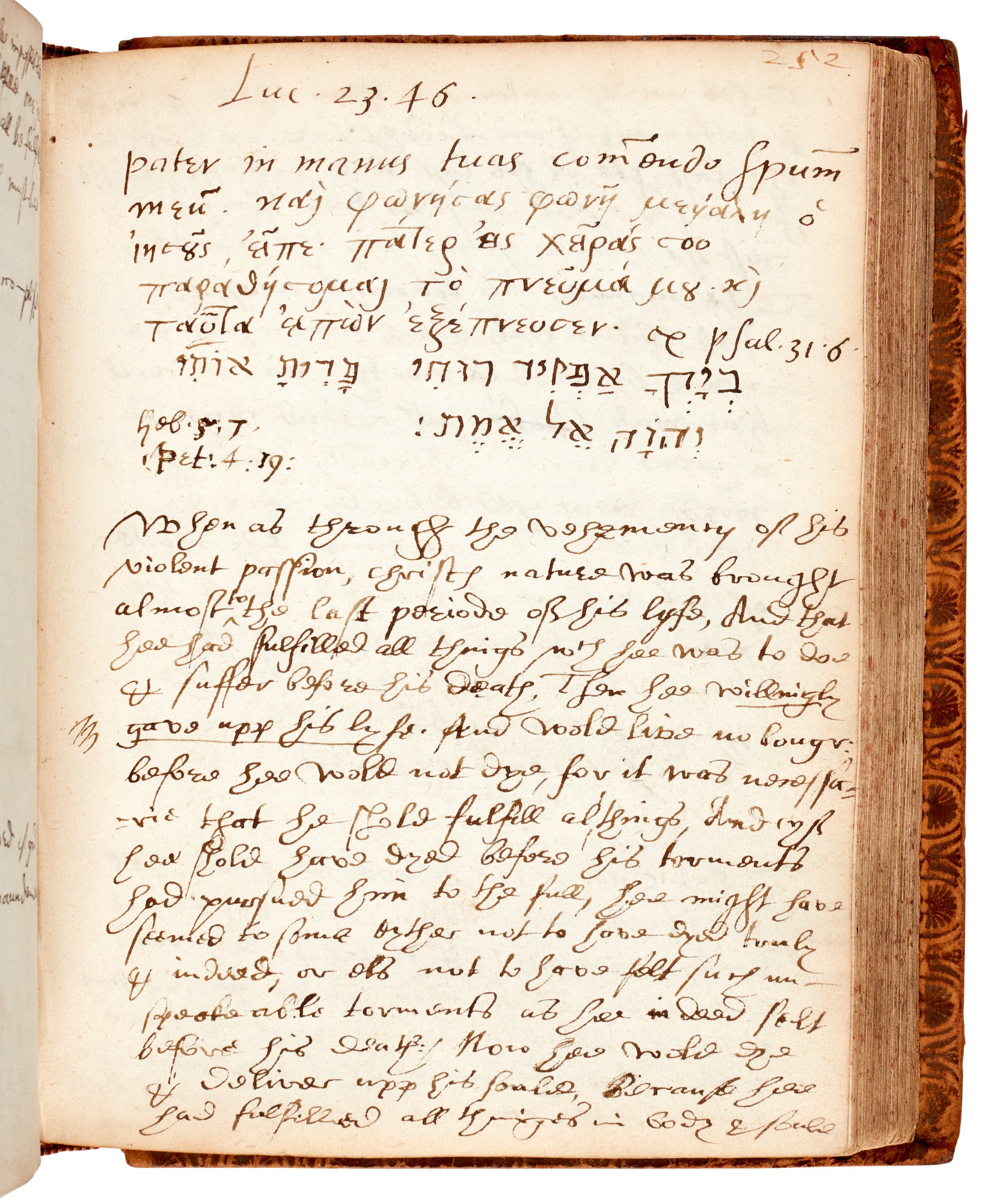THEOLOGICAL NOTEBOOK | Manuscript, early 17th century | Books and ...