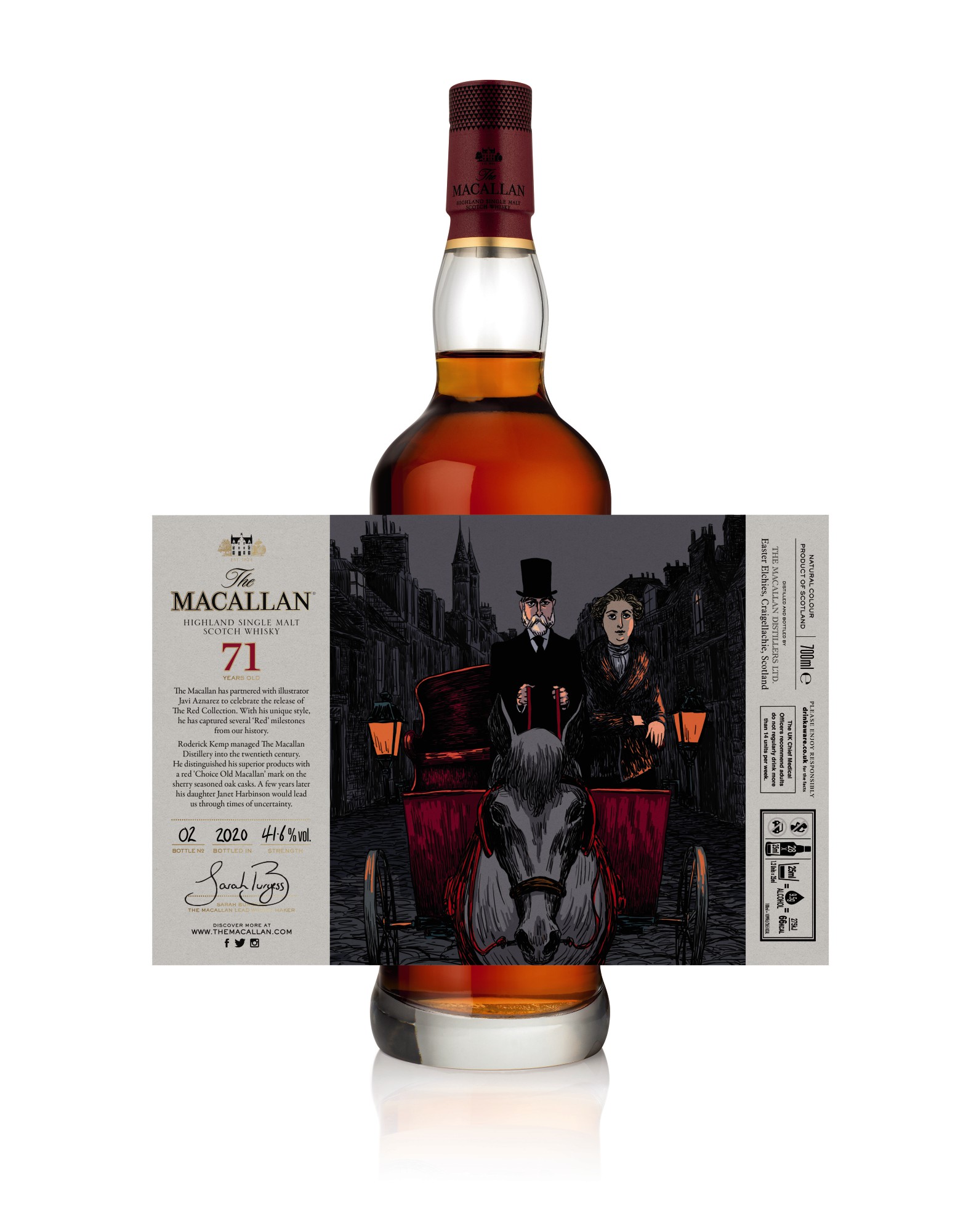The Macallan Red Collection with Exclusive Labels Illustrated by Javi ...