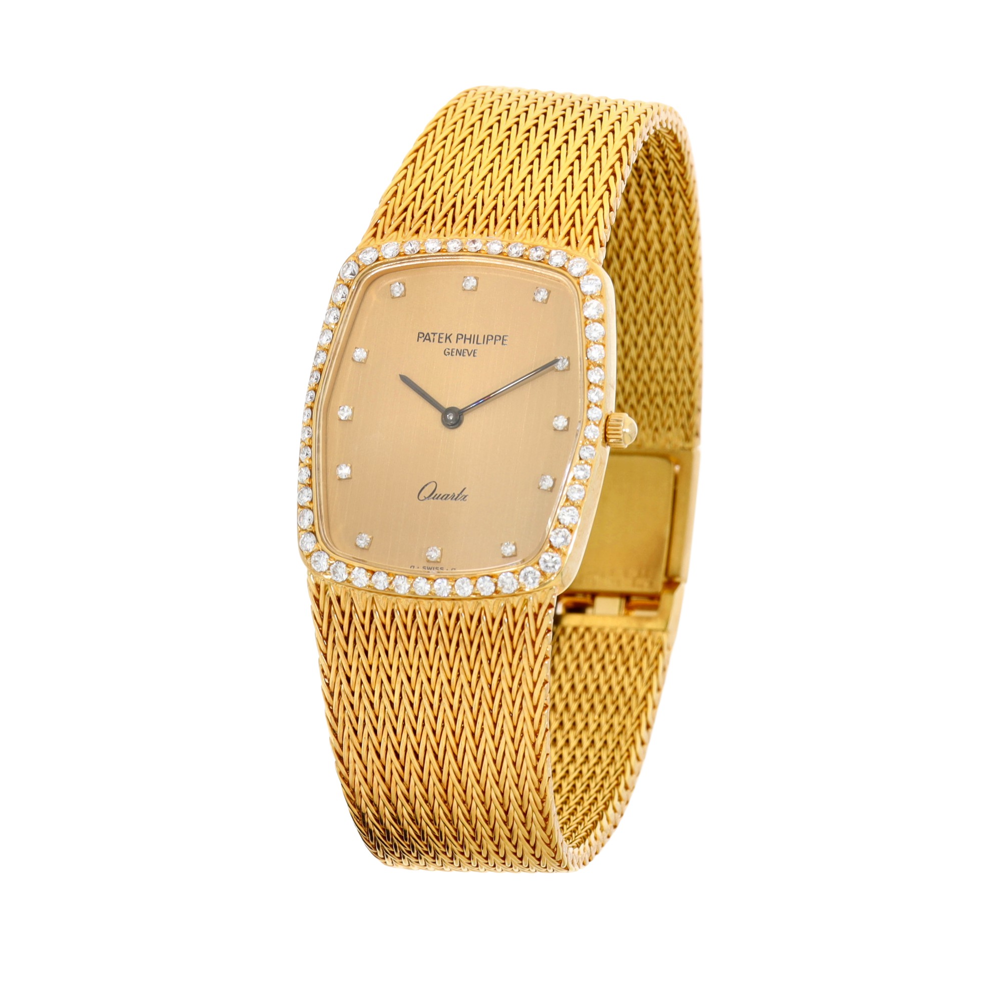 Patek Philippe | Reference 3870, A yellow gold and diamond-set bracelet ...