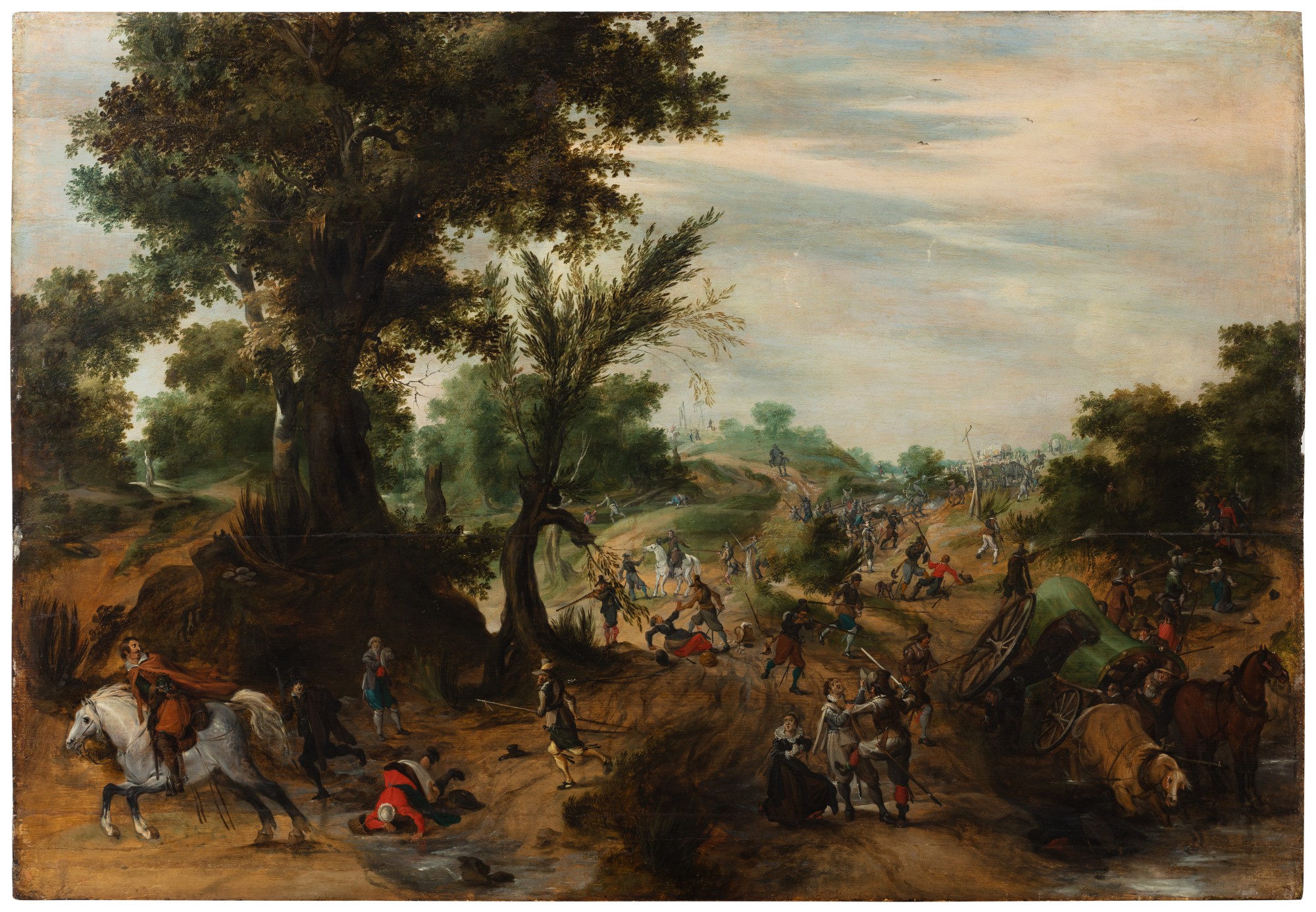 A looting scene | Scène de pillage | Tableaux Dessins Sculptures 1300 ...