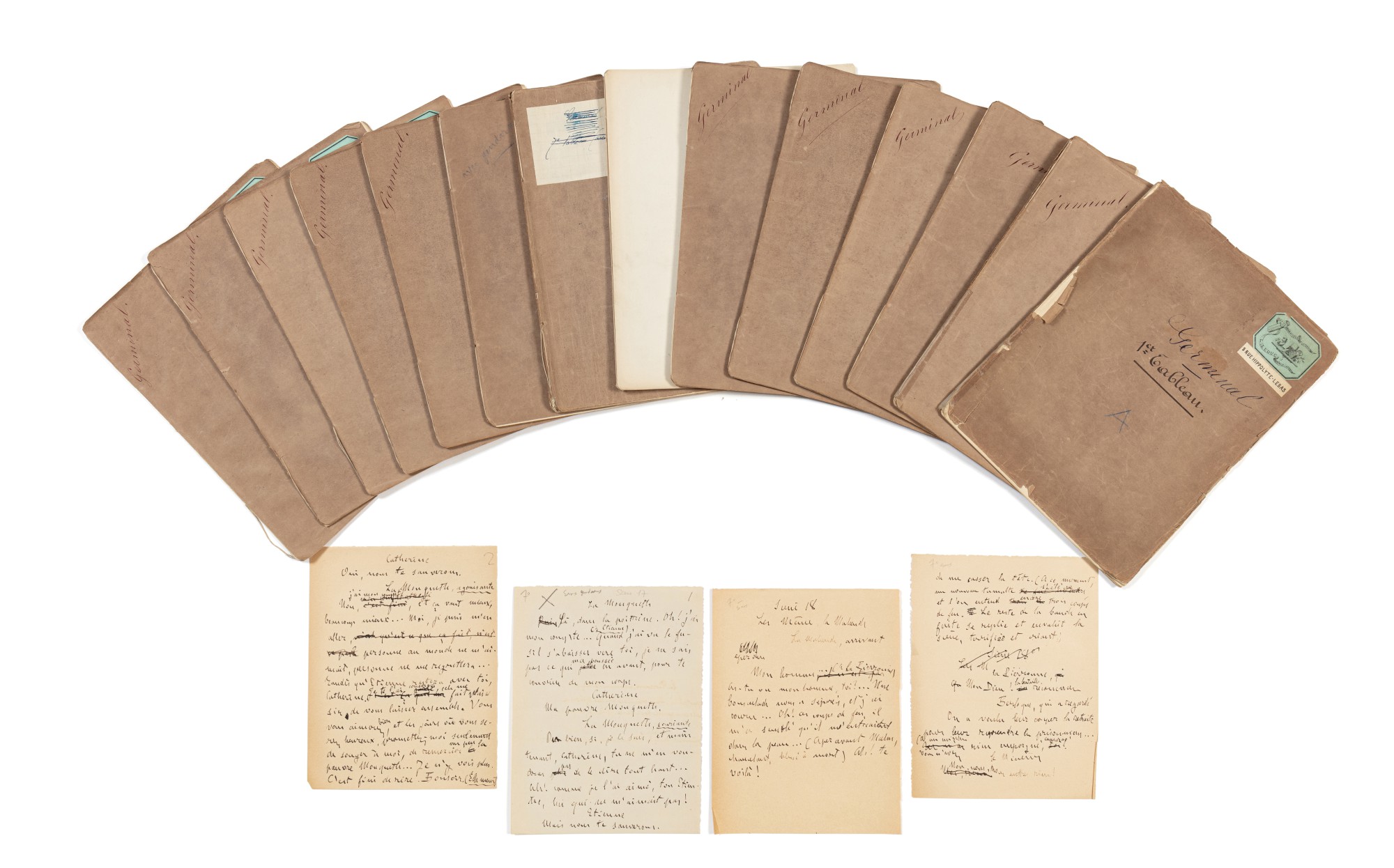 Germinal [1885]. Manuscrit autographe de l'adaptation théâtrale. Le ...