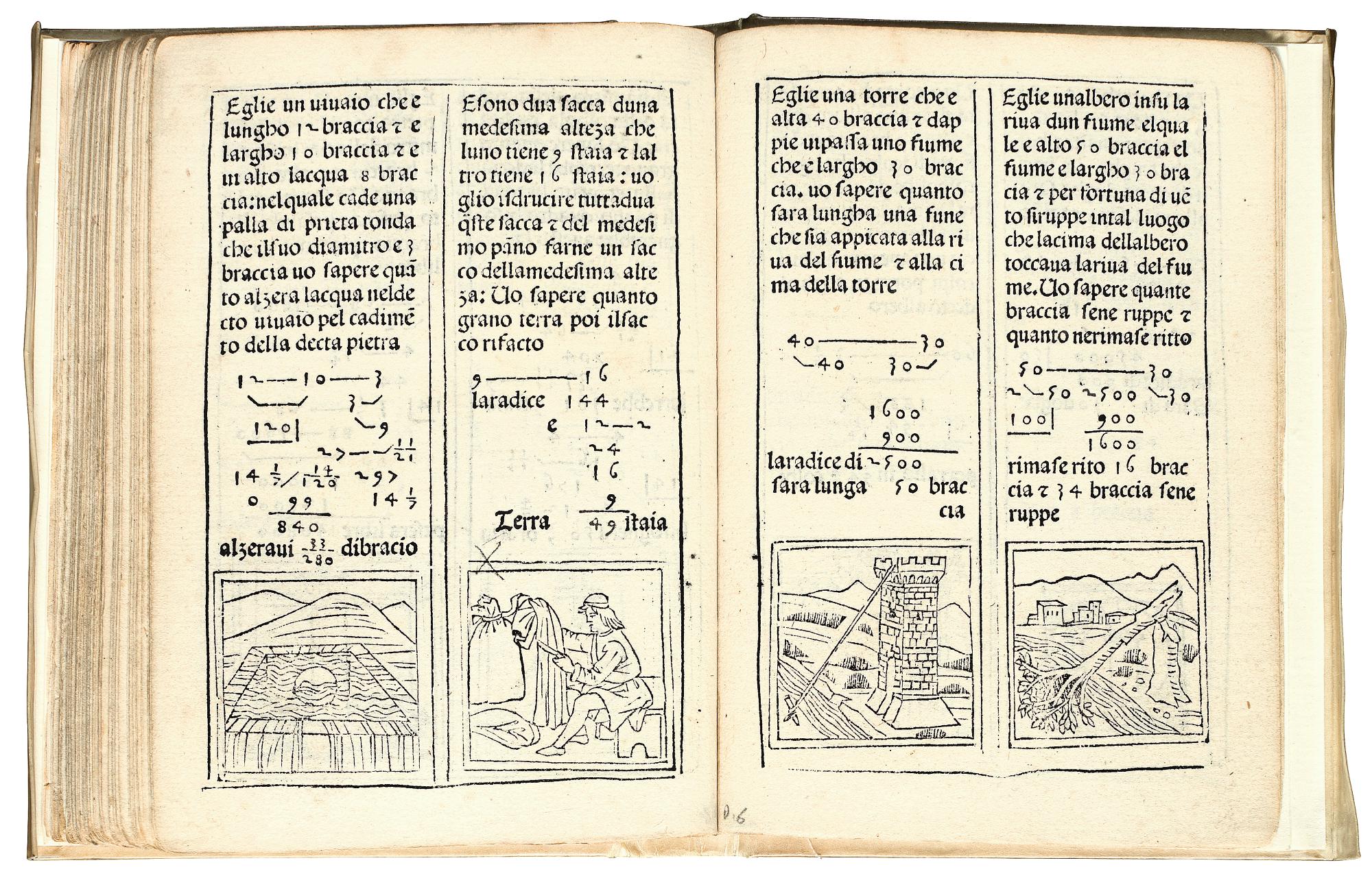 Calandri, Aritmetica, Florence, 1491, later vellum | Important ...