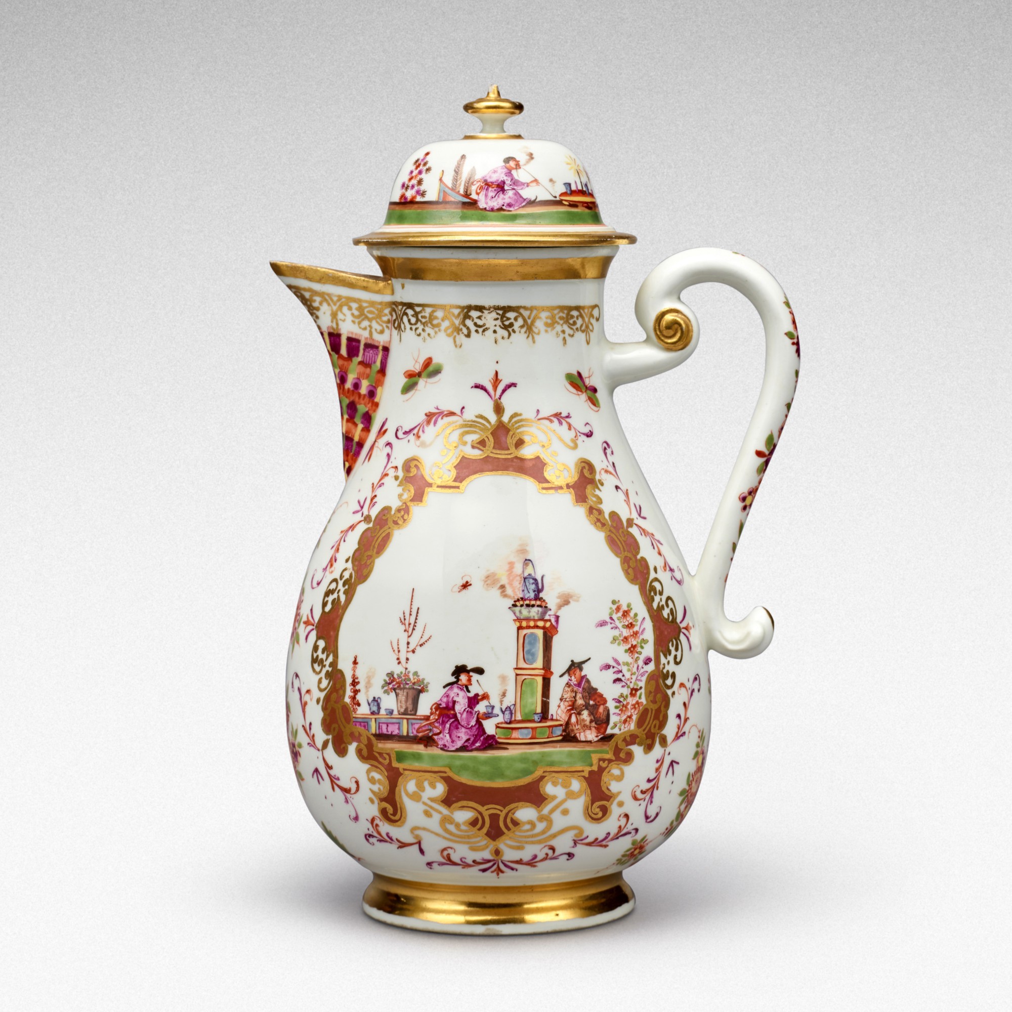 A Meissen coffee pot and cover, Circa 1725 | Sammlung Oppenheimer | Important Meissen Porcelain ...