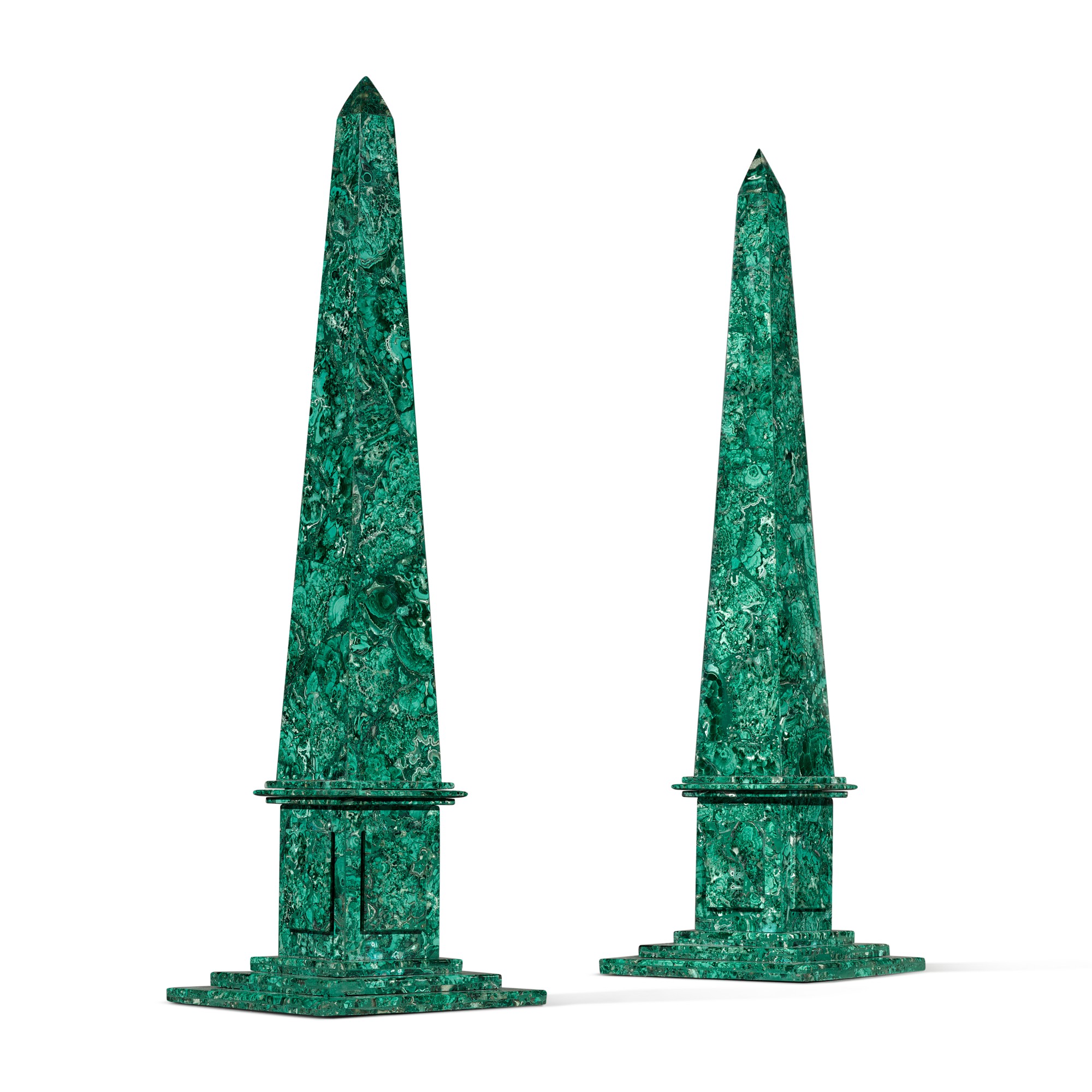 Two pairs of obelisks, 20th century | A Mayfair Pied-à-Terre: An ...