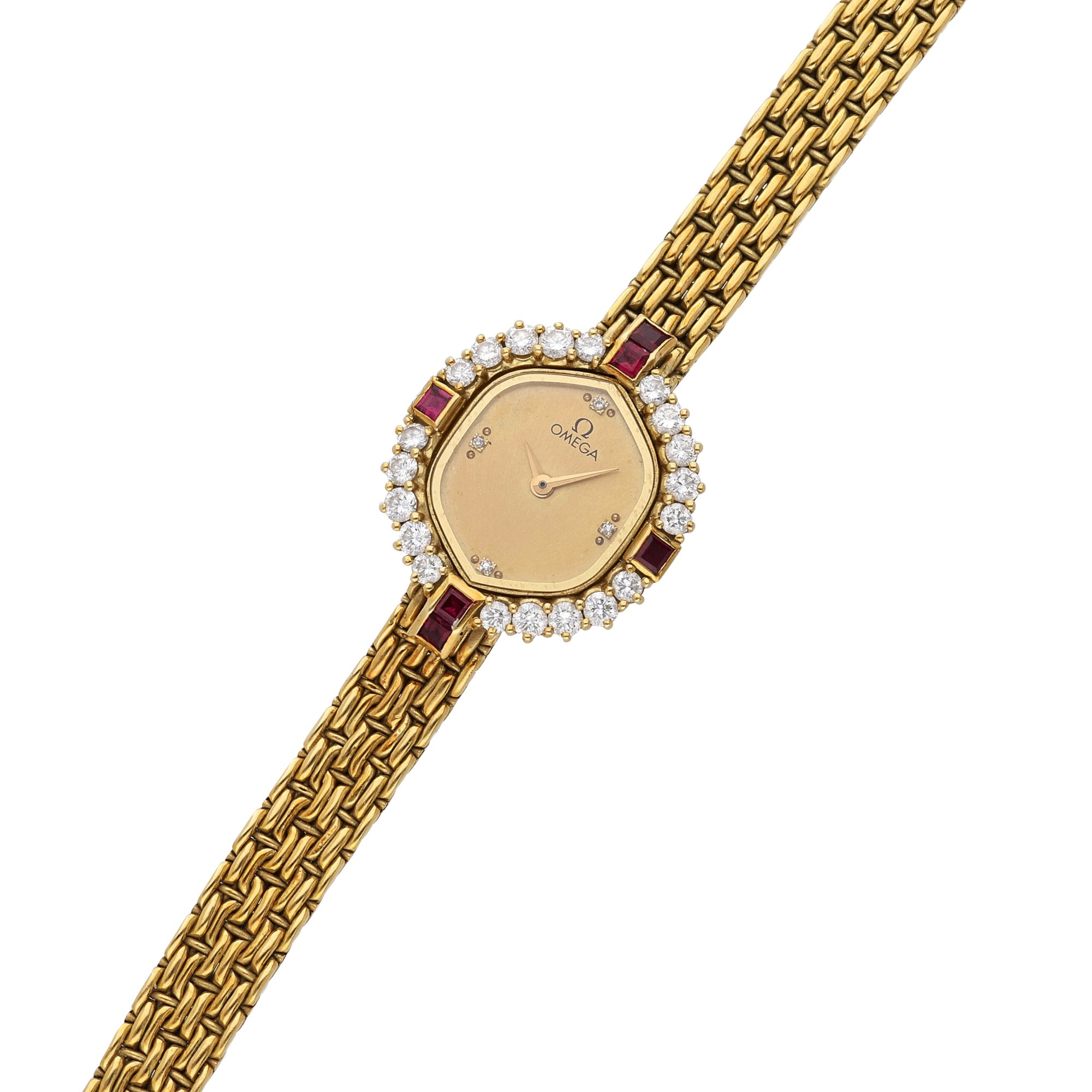 Reference BA8910329 | A yellow gold, diamond and ruby-set bracelet ...
