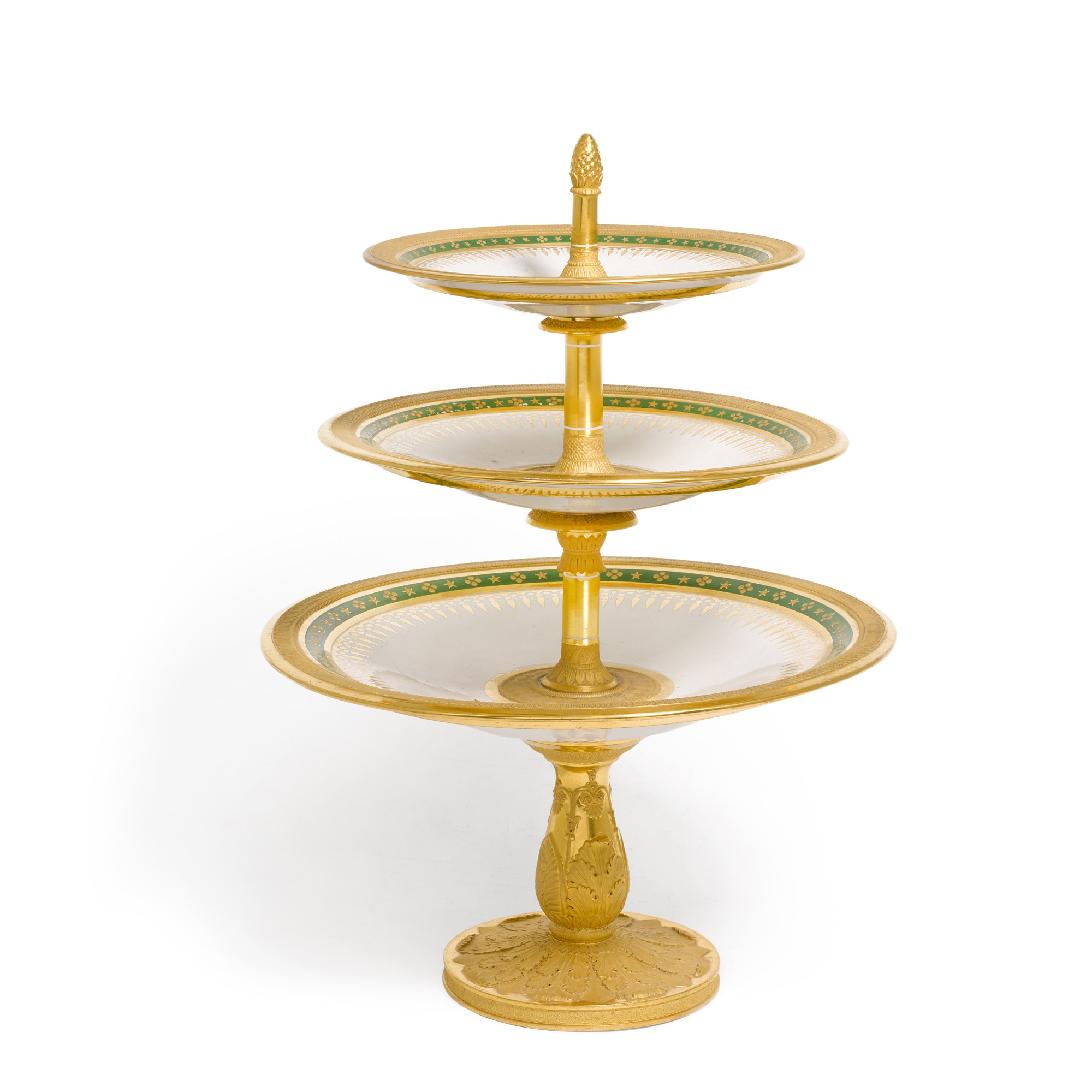 A porcelain tazza, Imperial Porcelain Factory, St Petersburg, mid-19th ...