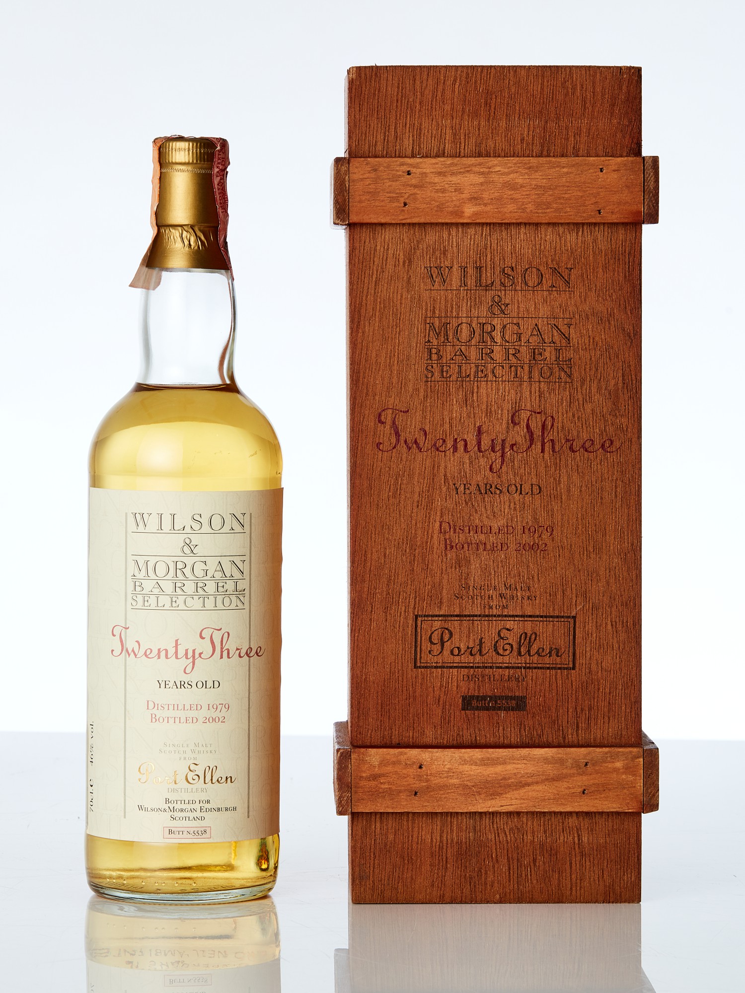 Port Ellen Wilson & Morgan 23 Years Old #5538 46.0 ABV 1979 (1 BT70 ...