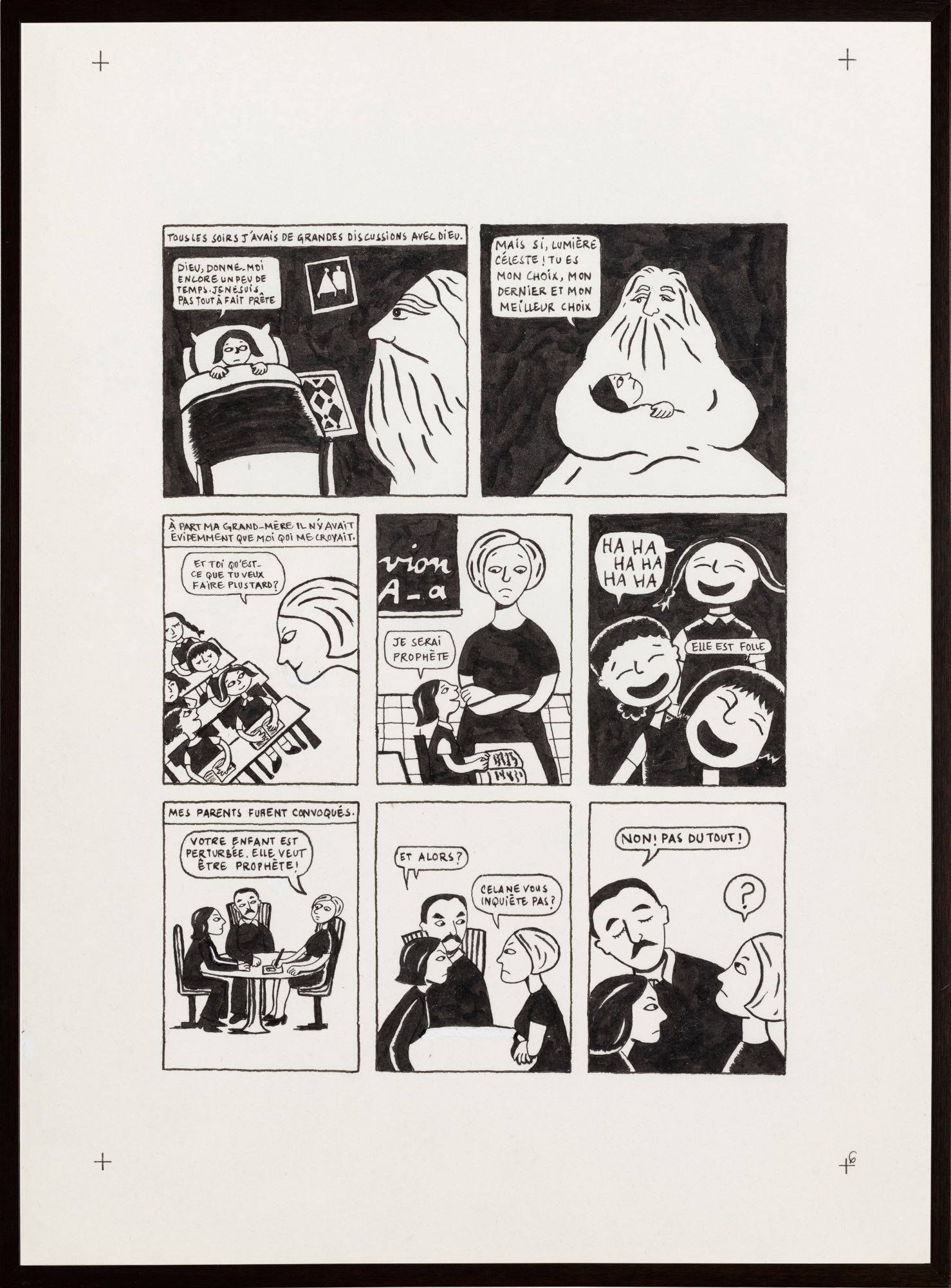 Persepolis (Original Book Art, page 6) | Persepolis | 2022 | Sotheby's