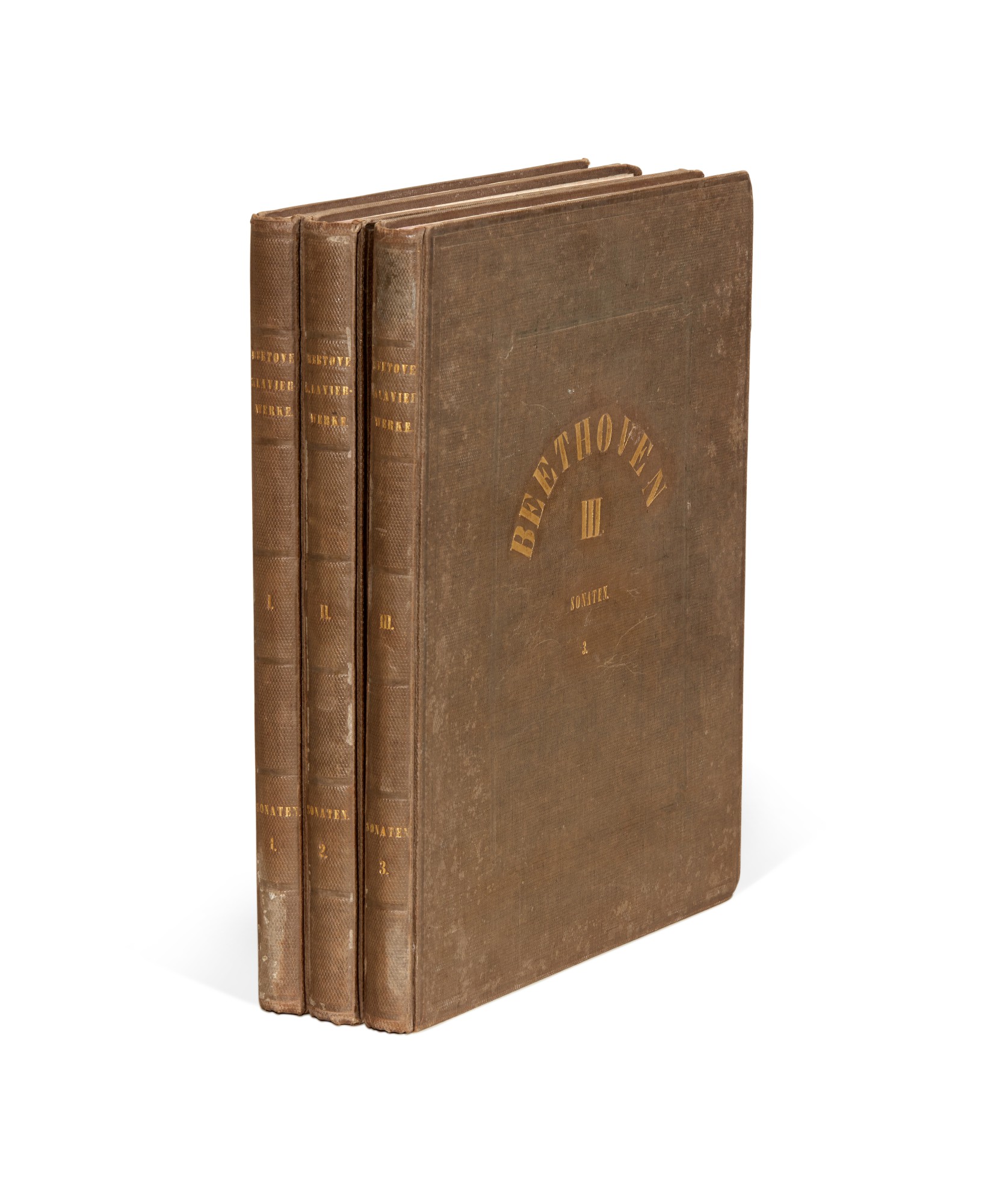 L. v. Beethoven. Collection of early editions of his piano works, c ...