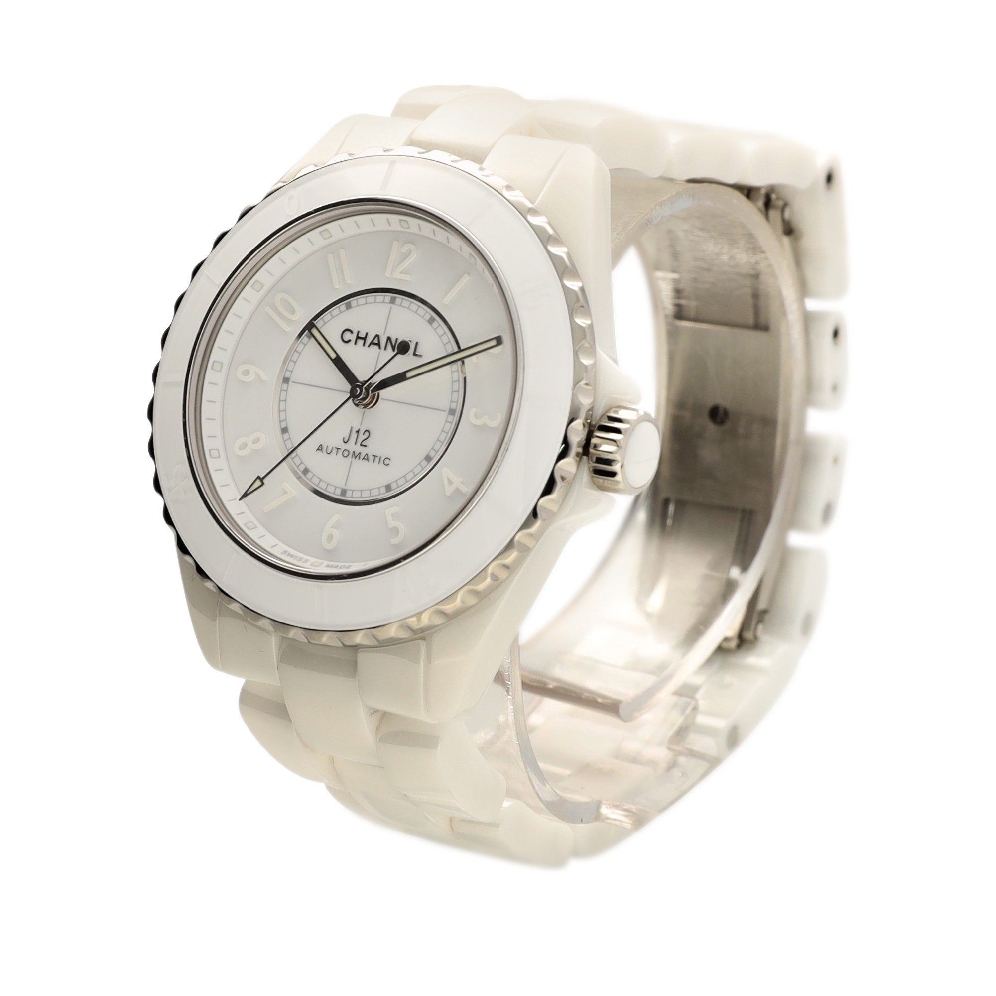 Chanel | J12 Phantom, A ceramic and stainless steel wristwatch with ...