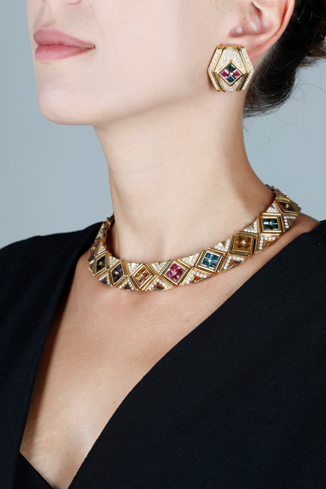 GEM SET AND DIAMOND PARURE | The Weekly Edit: Fine Jewels | Geneva ...