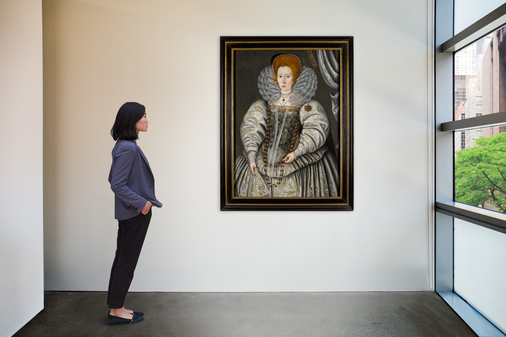 SIR WILLIAM SEGAR | PORTRAIT OF ELIZABETH ‘BESS’ THROCKMORTON, LADY ...