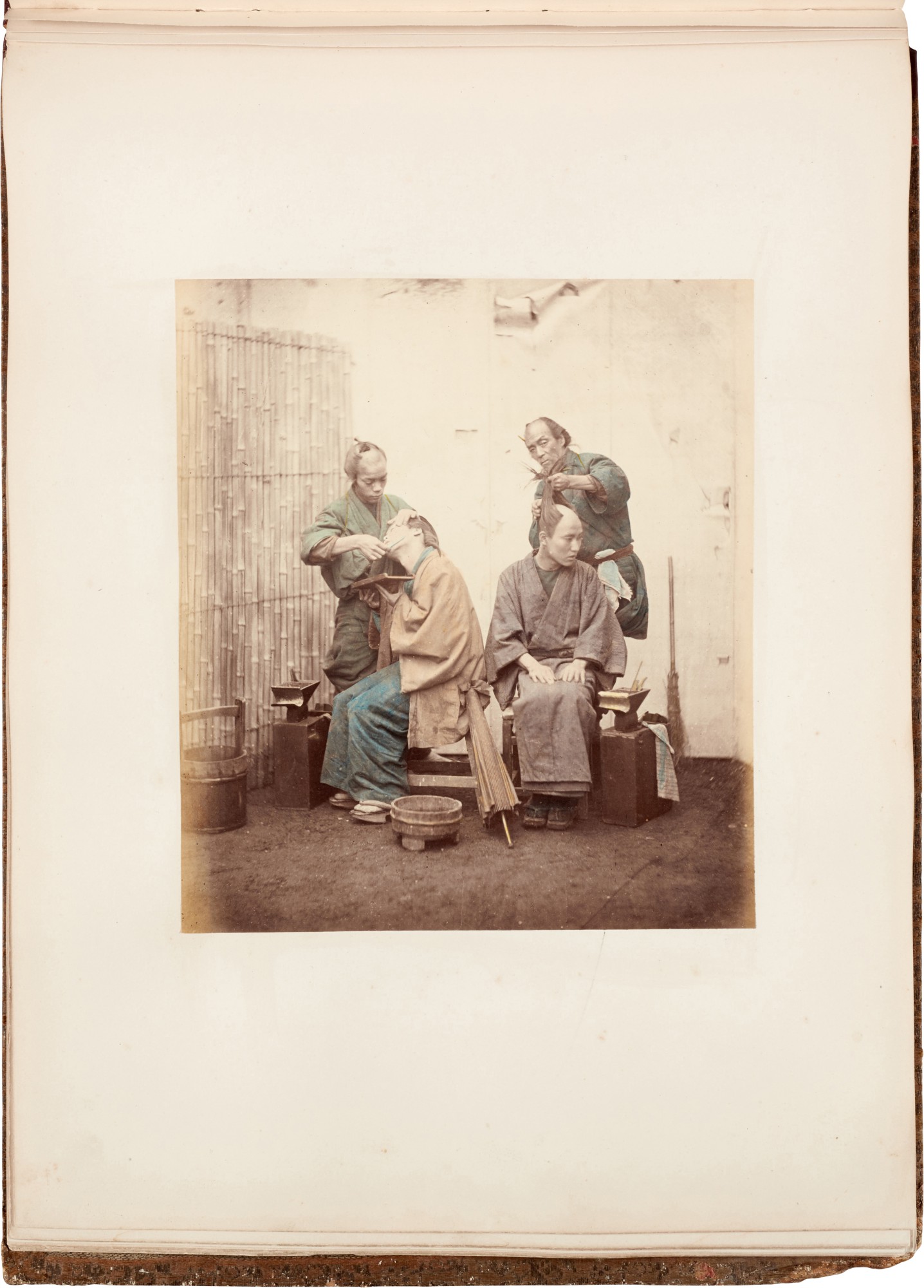 Japan—Felice Beato | Album of 50 photographs of Japanese portraits and ...