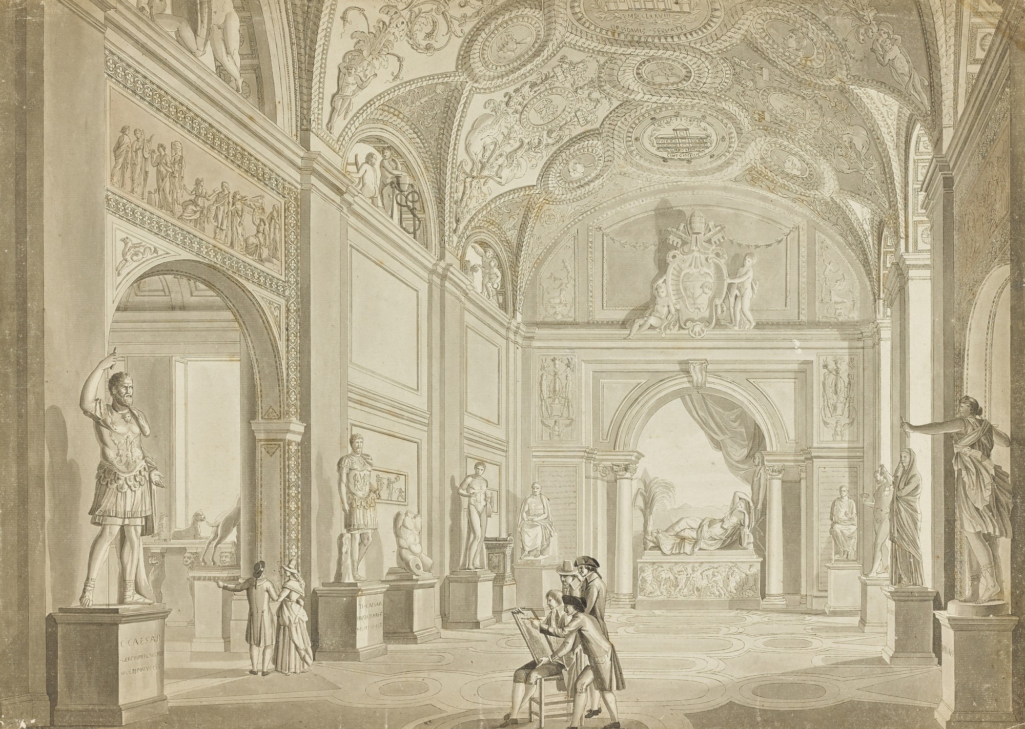 Fourteen Views of the Museo Pio-Clementino, Rome | Town & Country: A ...