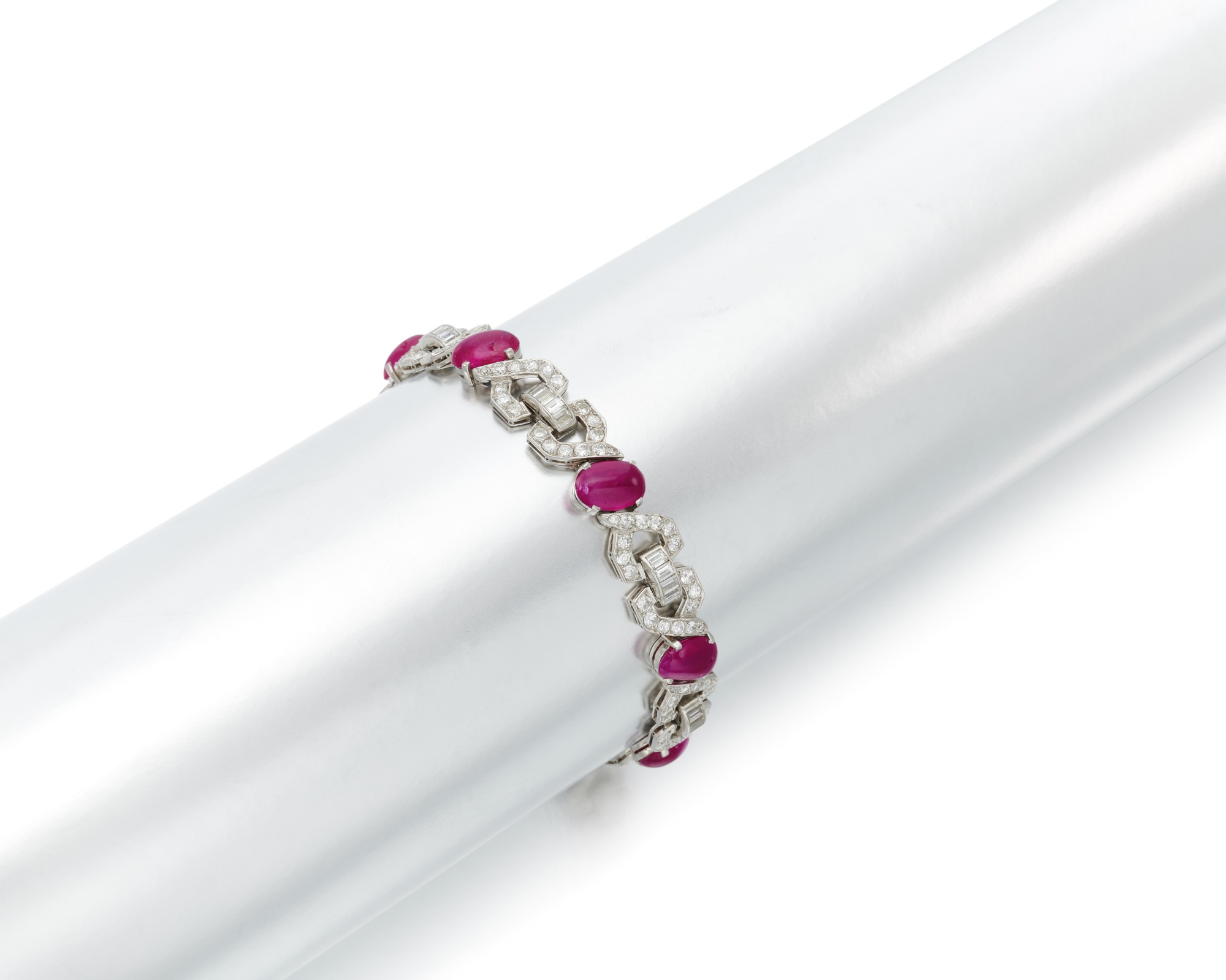 Ruby and diamond bracelet (Bracciale in rubini e diamanti) | Fine ...