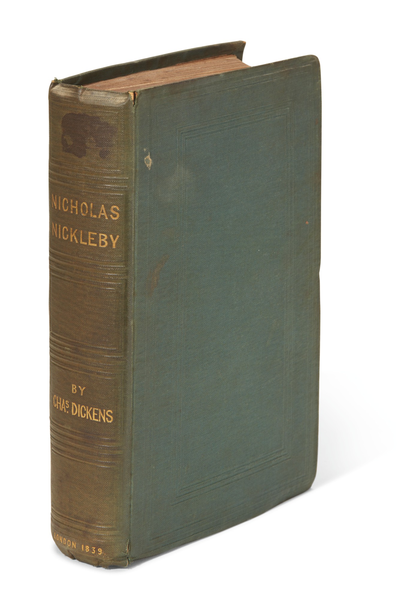 Dickens, Nicholas Nickleby, 1839, first edition in book form | Charles ...