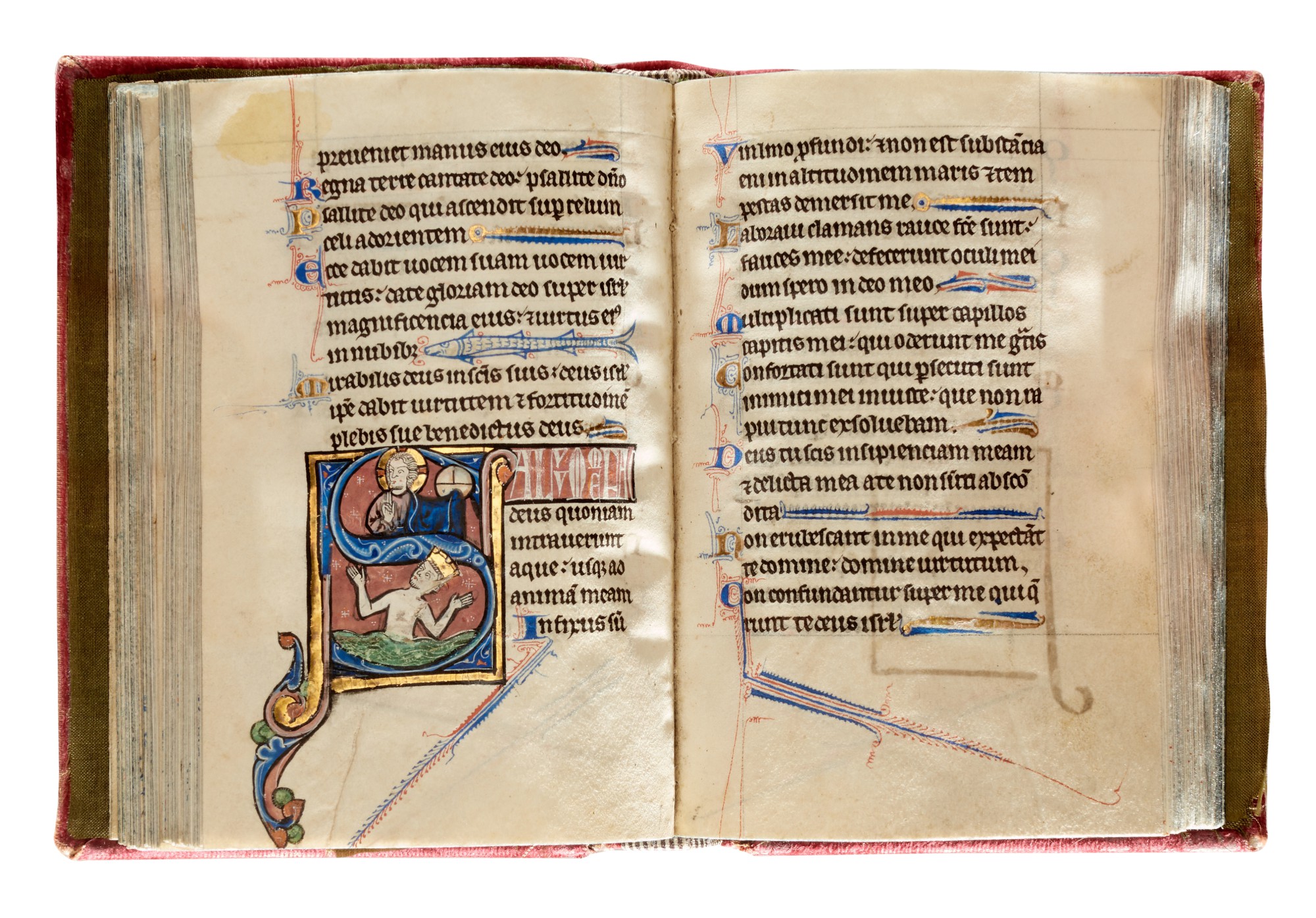 Psalter in Latin, illuminated manuscript on vellum, [France (Paris ...