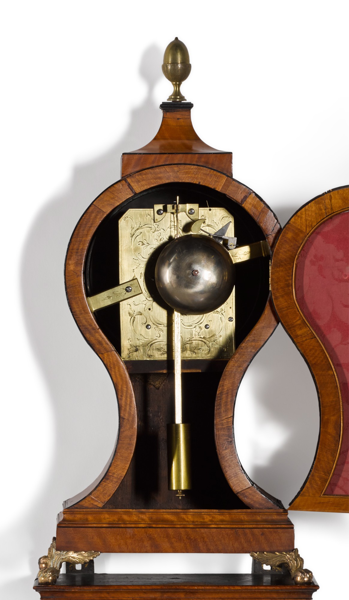 A George III satinwood and rosewood bracket clock, Thomas Wright ...