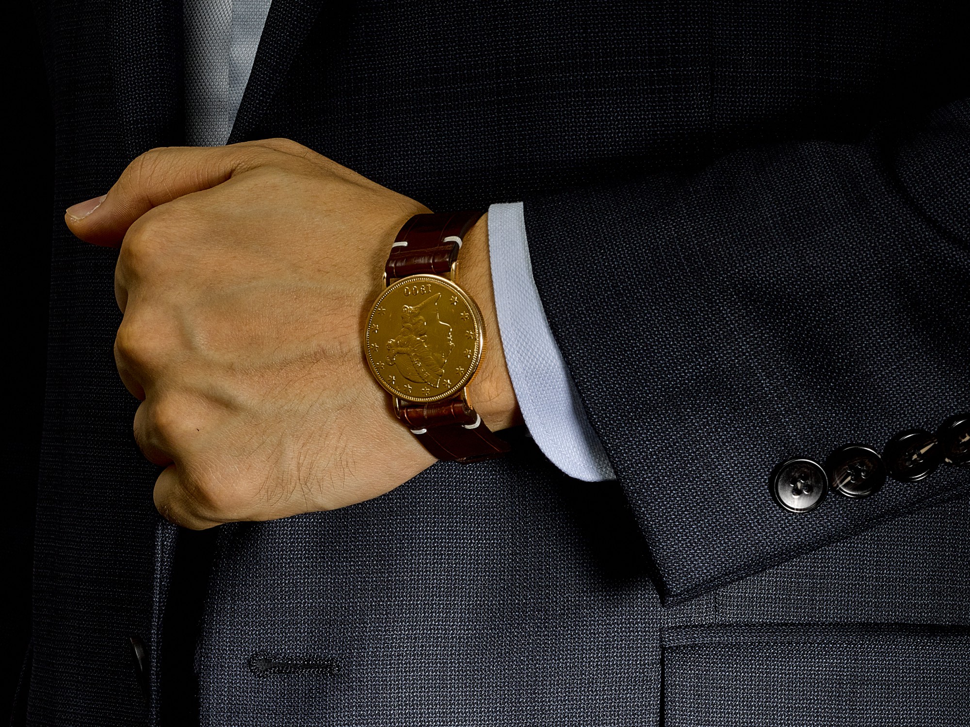 PIAGET | A YELLOW GOLD TWENTY DOLLAR COIN WATCH, CIRCA 1970 | Watches ...