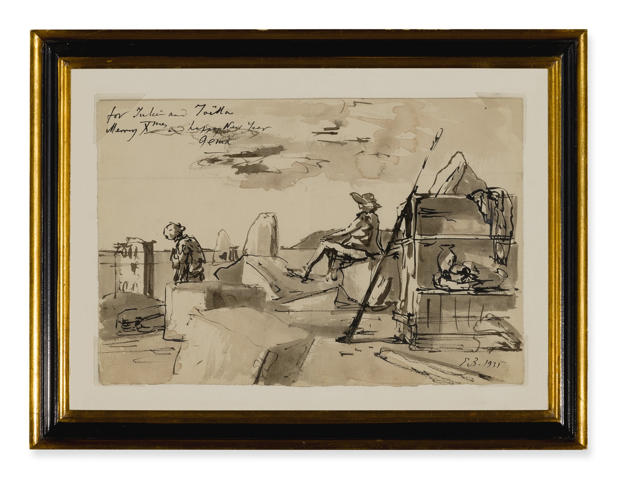 EUGENE BERMAN | UNTITLED (MERRY XMAS 1935) | The Sleep of Reason Part ...