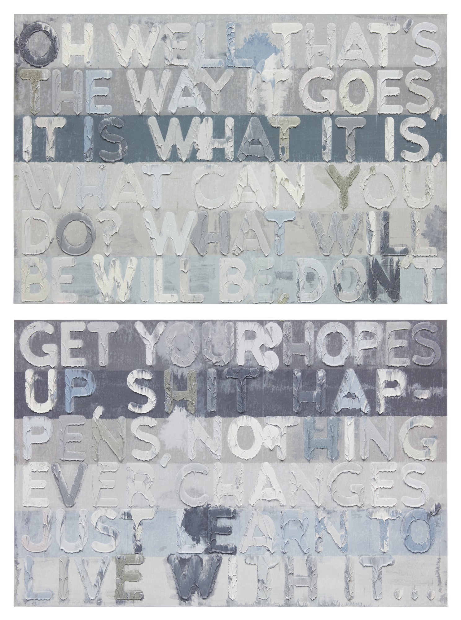 MEL BOCHNER | OH WELL | Contemporary Art Online | New York | 2020 ...