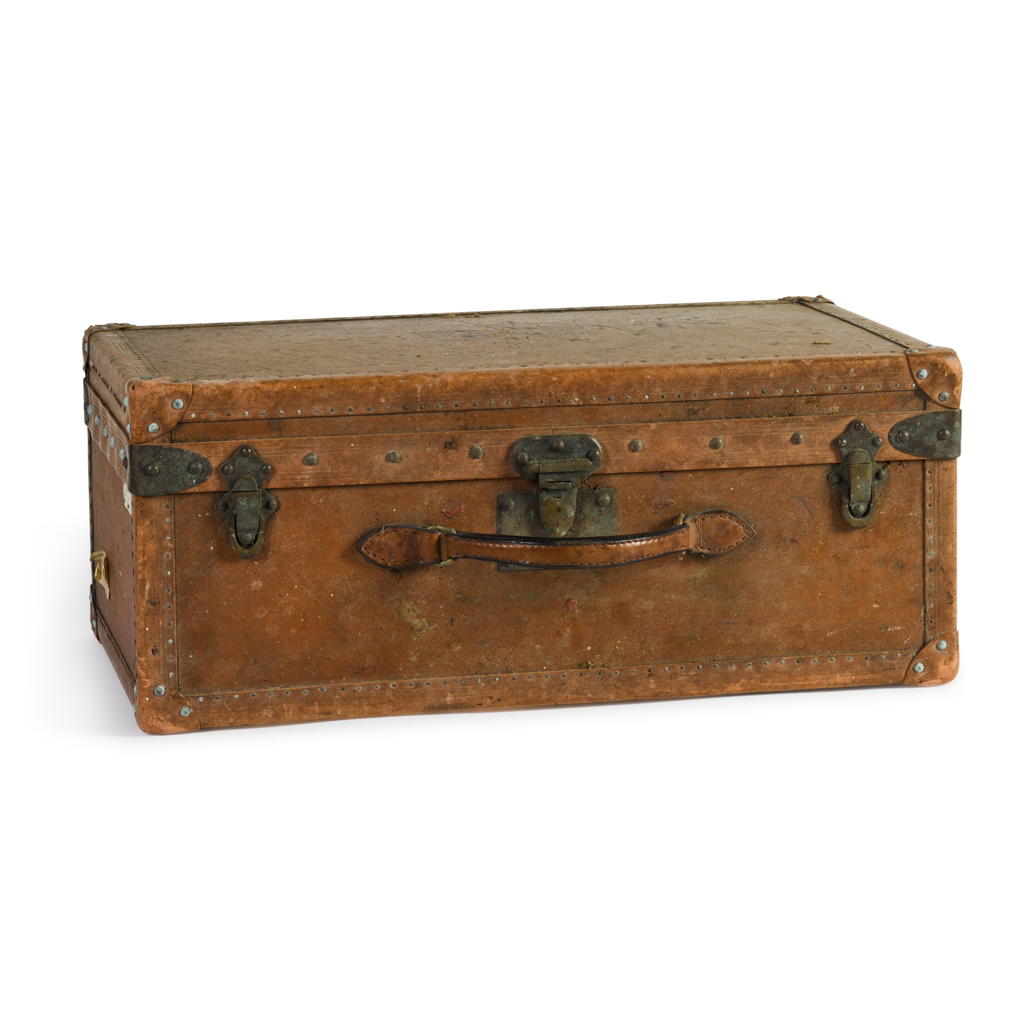 A French leather travelling case by Goyard of Paris, early 20th century ...