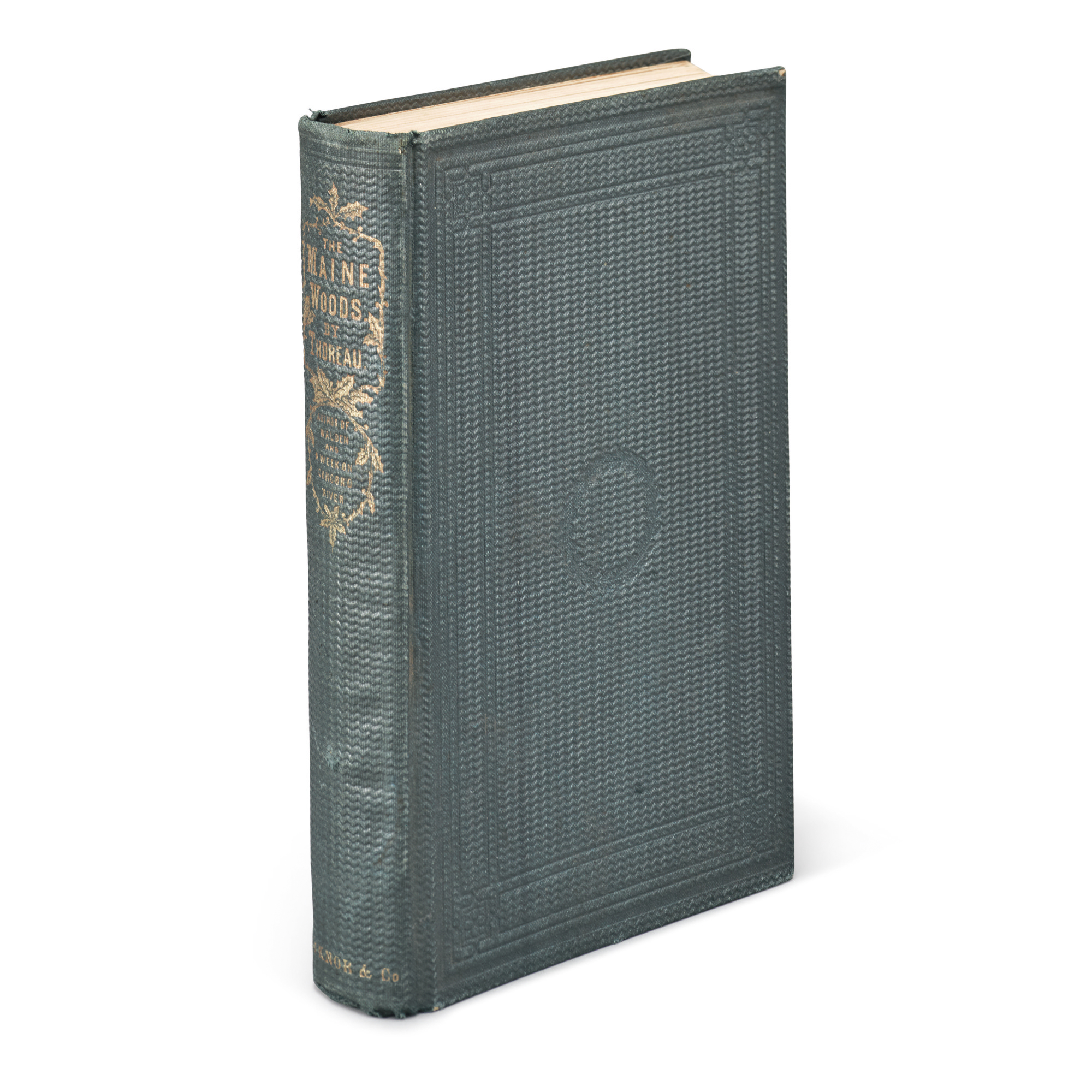 THOREAU, HENRY DAVID | The Maine Woods. Boston: Ticknor and Fields ...