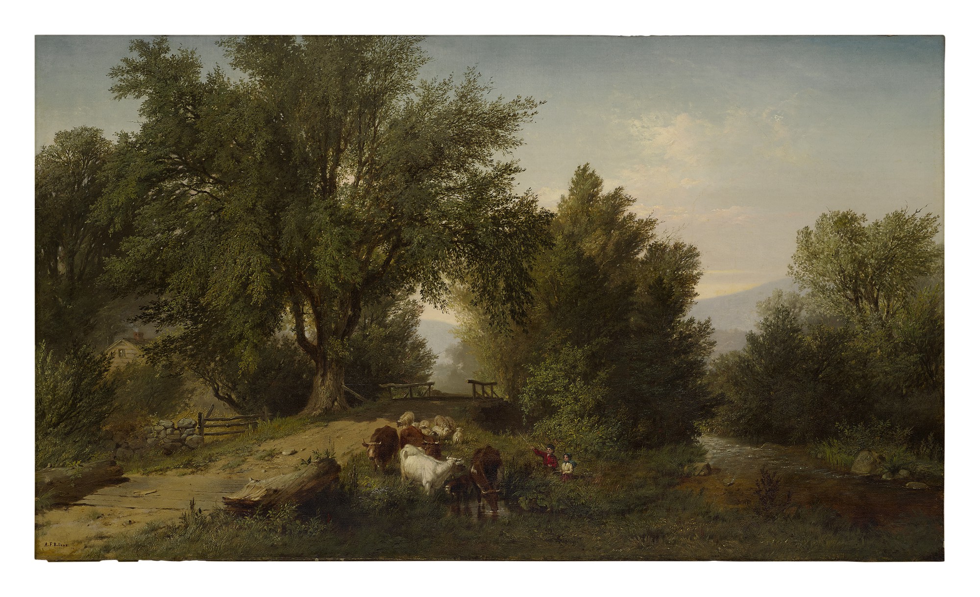 ALBERT FITCH BELLOWS | DOWN TO THE BROOK | All That Is Glorious Around ...
