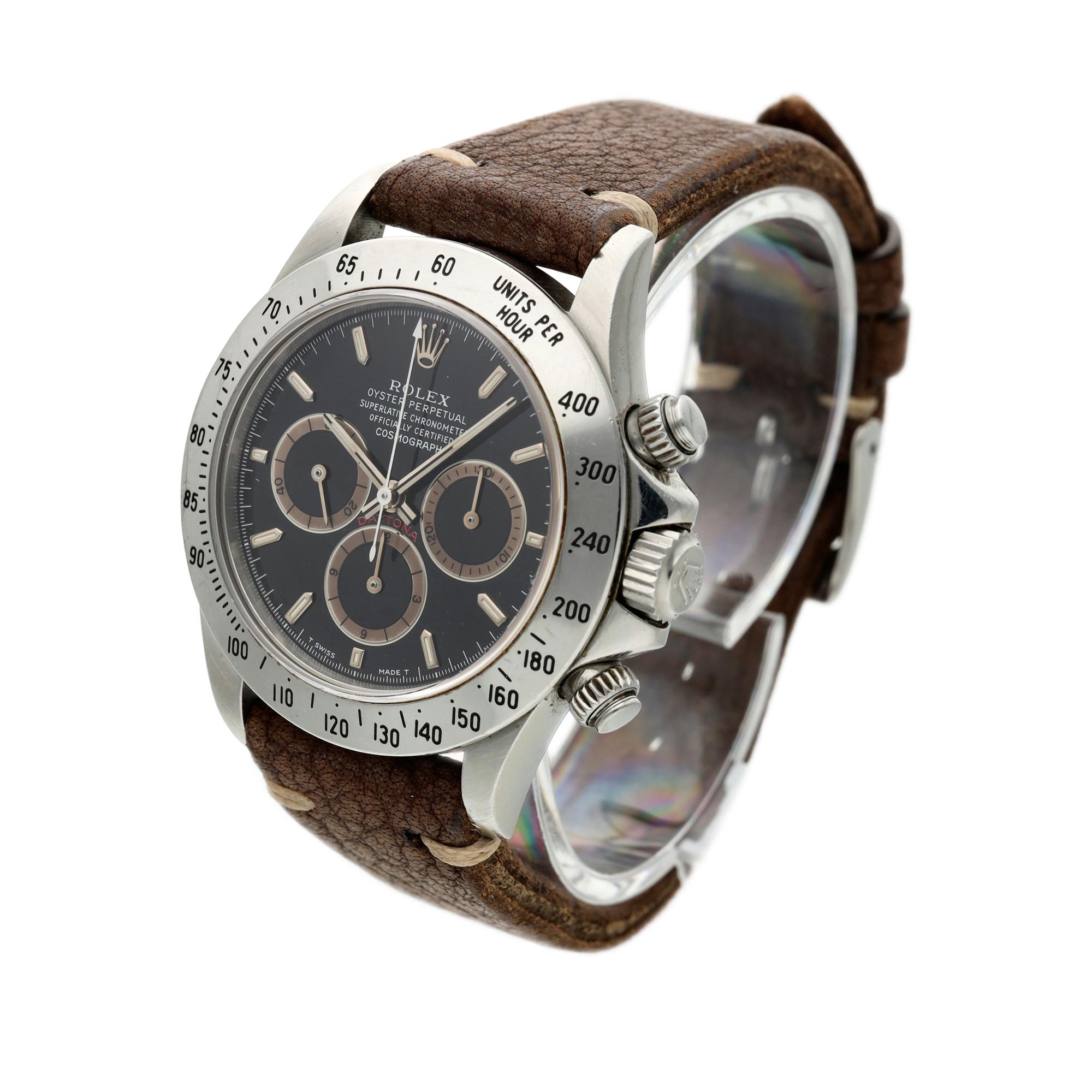 Reference 16520 'Patrizzi Dial Zenith' Daytona, A stainless steel ...