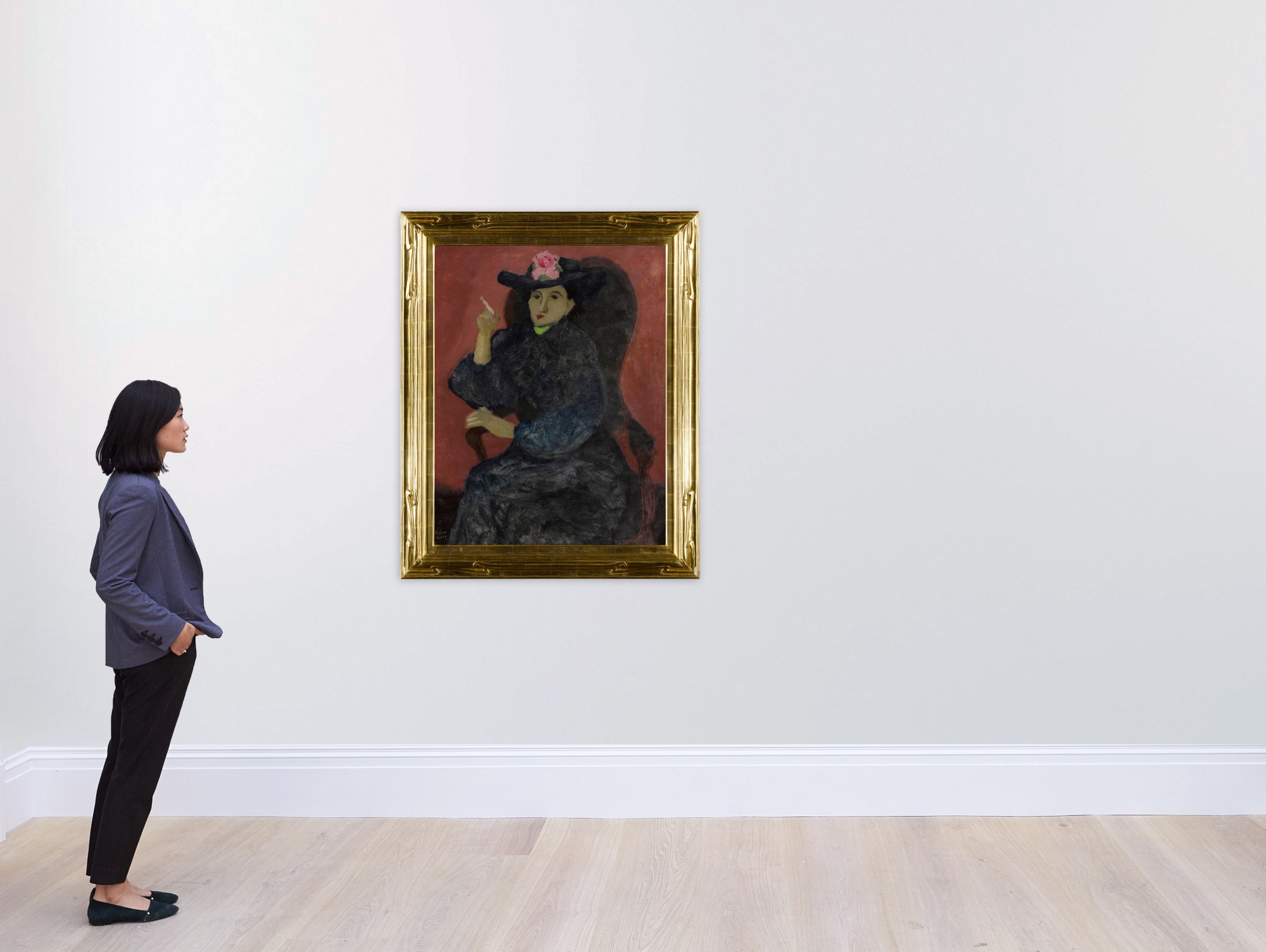 (Untitled) Woman in Blue | American Art | | Sotheby's