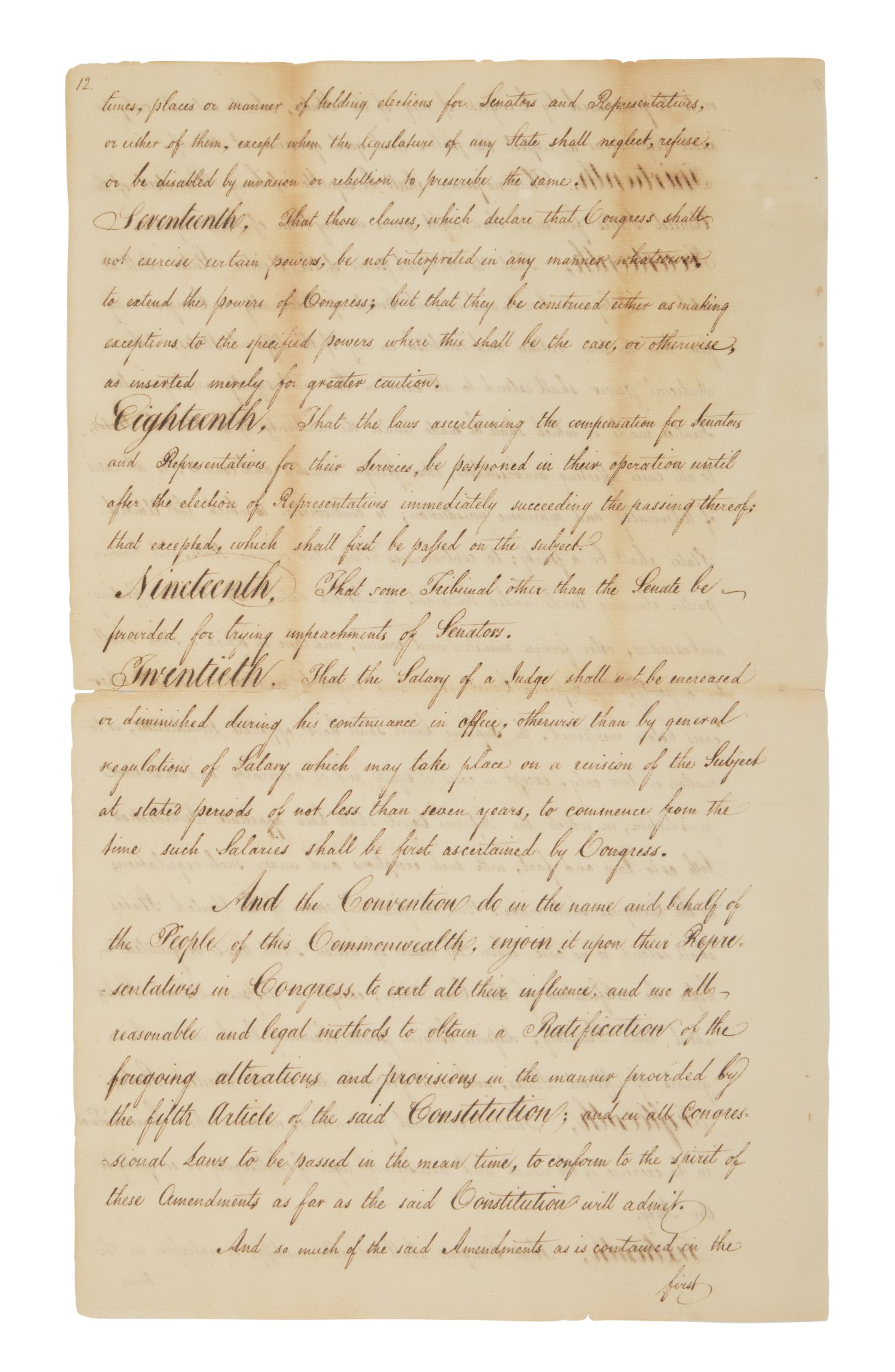 The United States Constitution and the Bill of Rights | An official ...