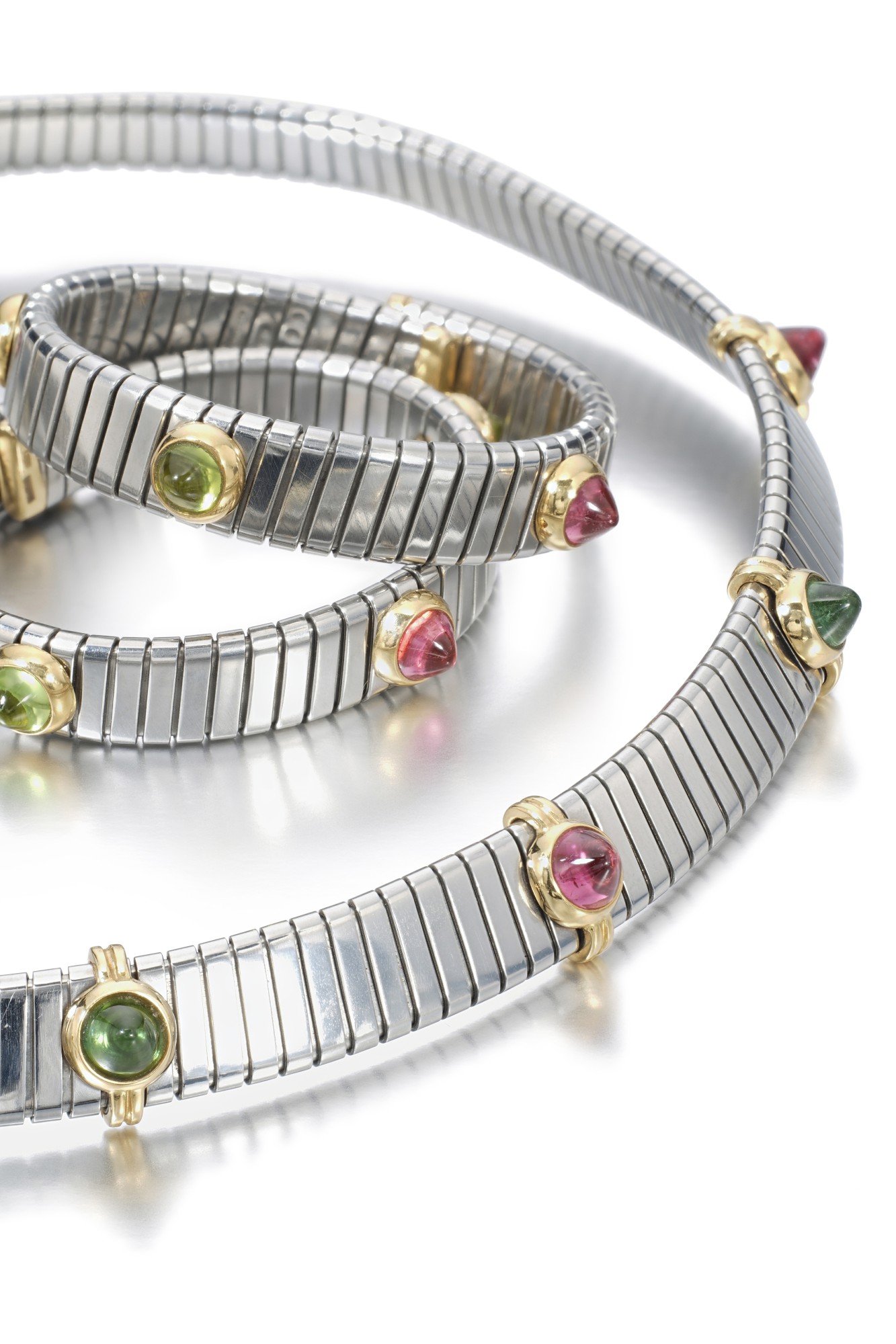 Peridot and tourmaline parure, 'Tubogas' | Fine Jewels | 2021 | Sotheby's