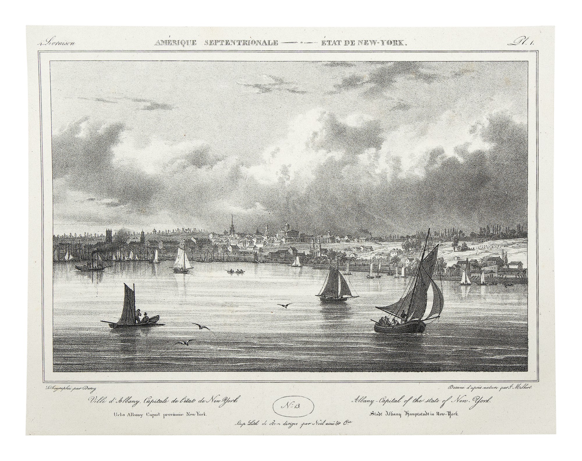 Milbert, Jacques-Gérard | An outstanding series of American views ...